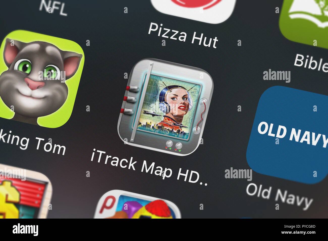 Itrack map hd lite hi-res stock photography and images - Alamy