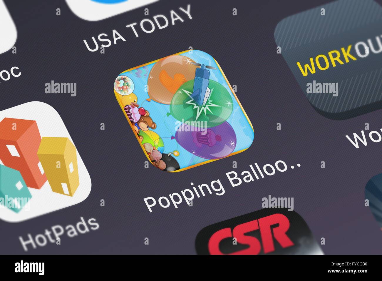 Popping balloons lite hi-res stock photography and images - Alamy