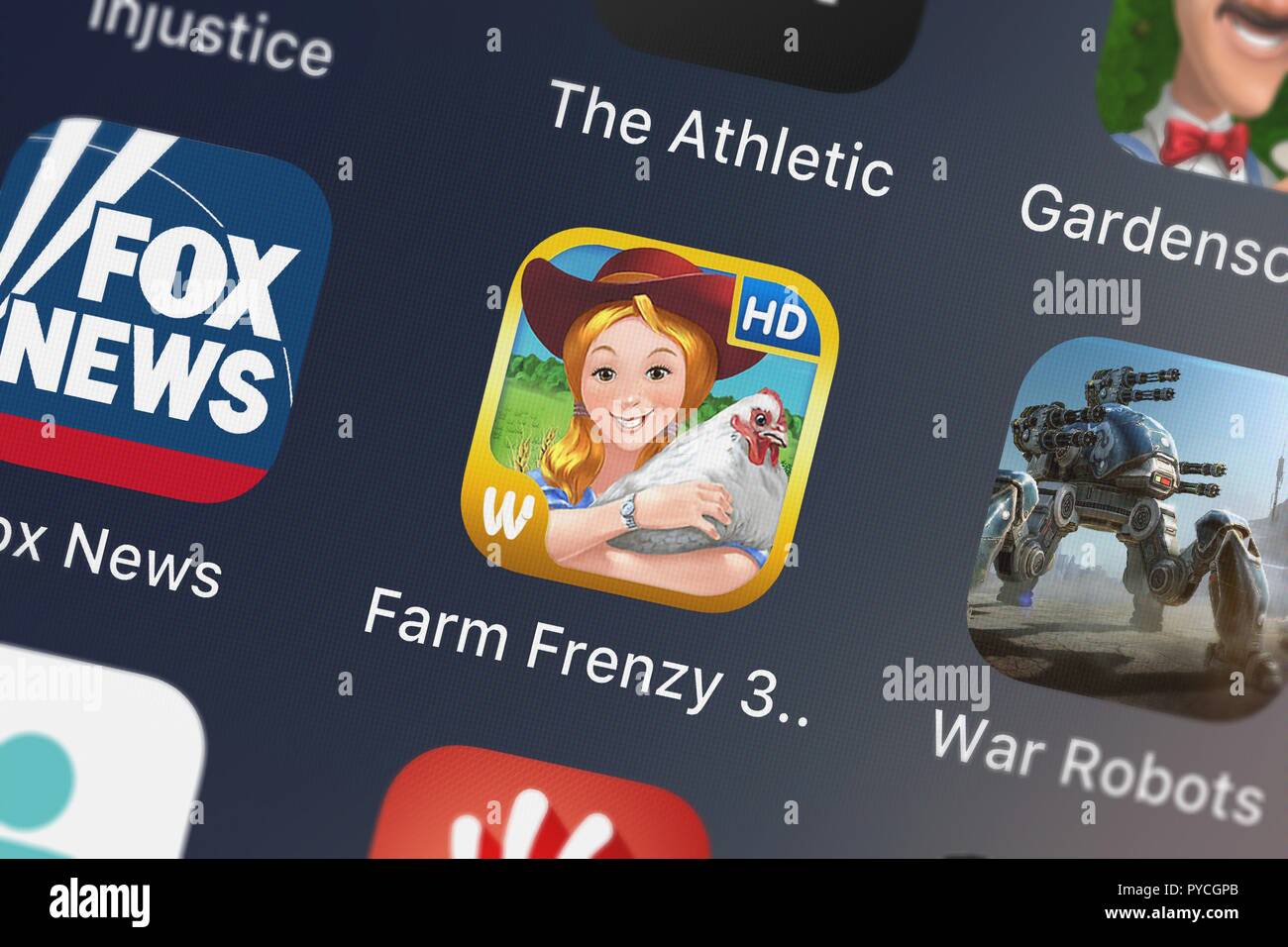 London, United Kingdom - October 26, 2018: Screenshot of Alawar ...