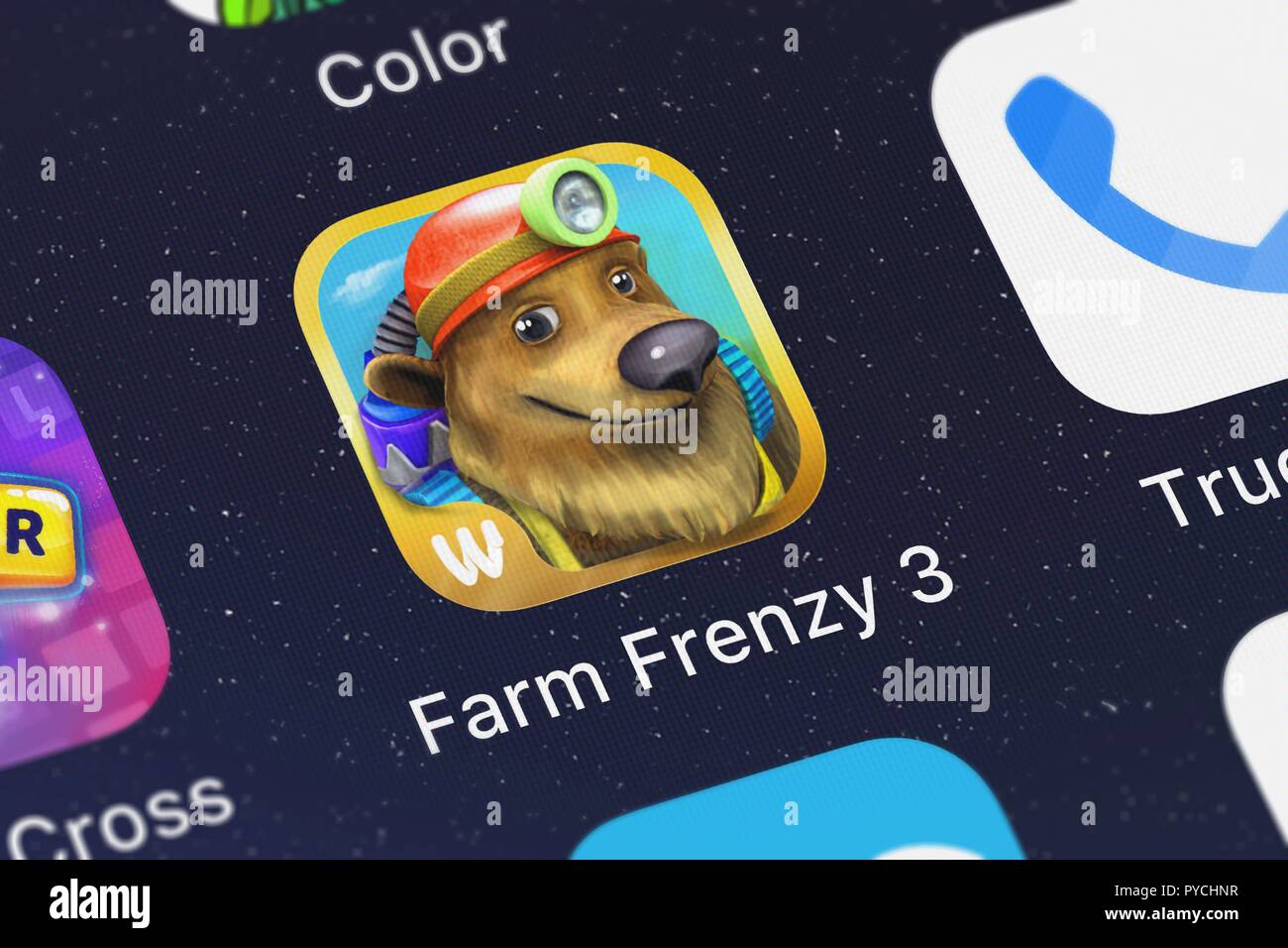 London, United Kingdom - October 26, 2018: Screenshot of Alawar ...