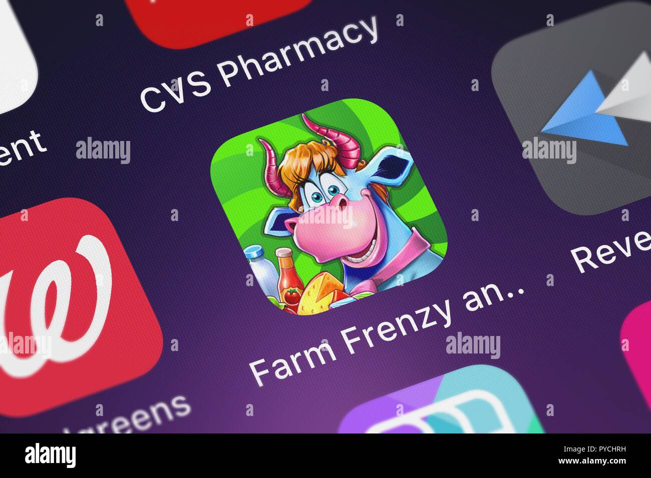 London, United Kingdom - October 26, 2018: Close-up shot of Alawar ...