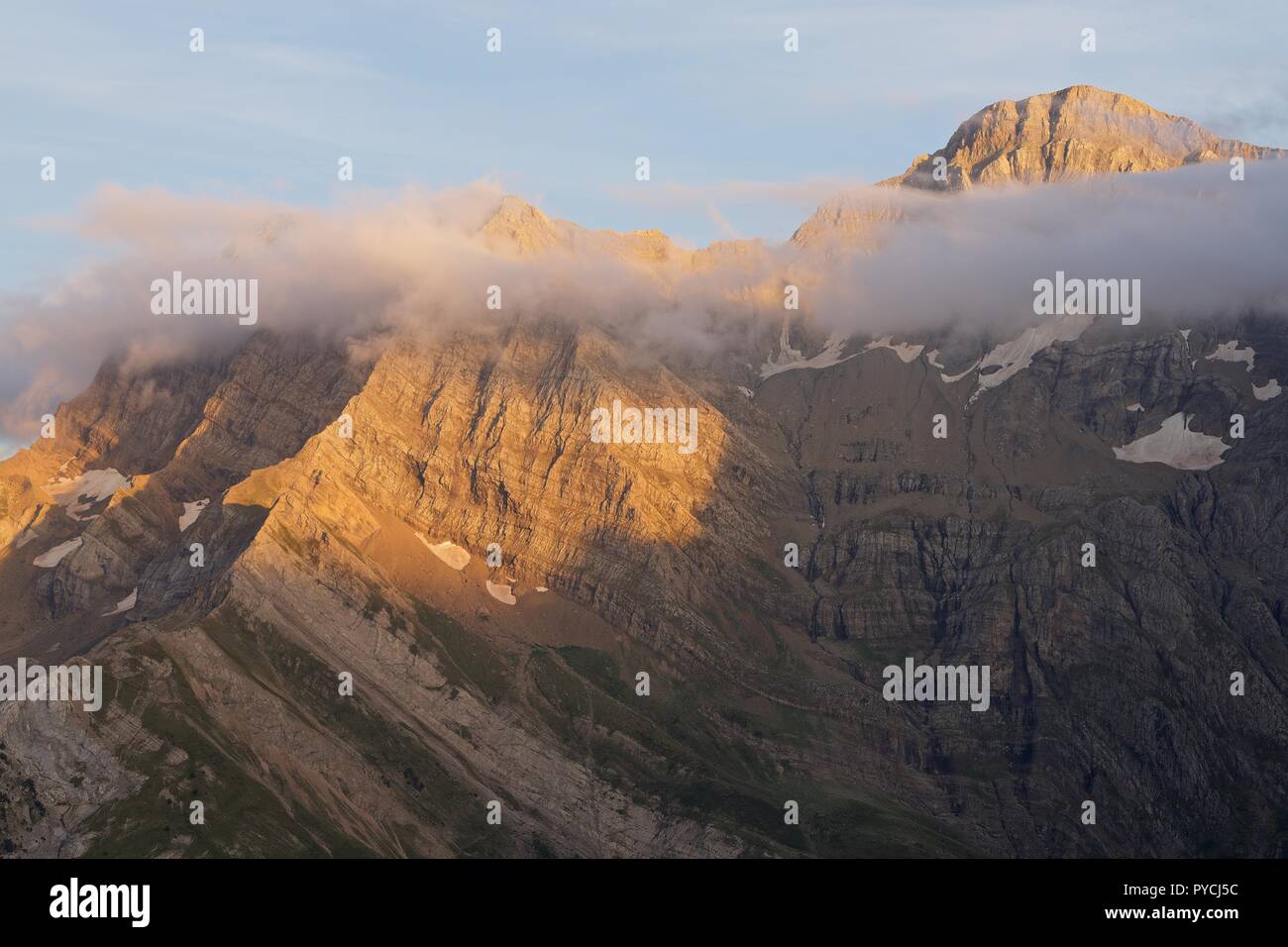 Pic du Marbore in the late summer Stock Photo - Alamy