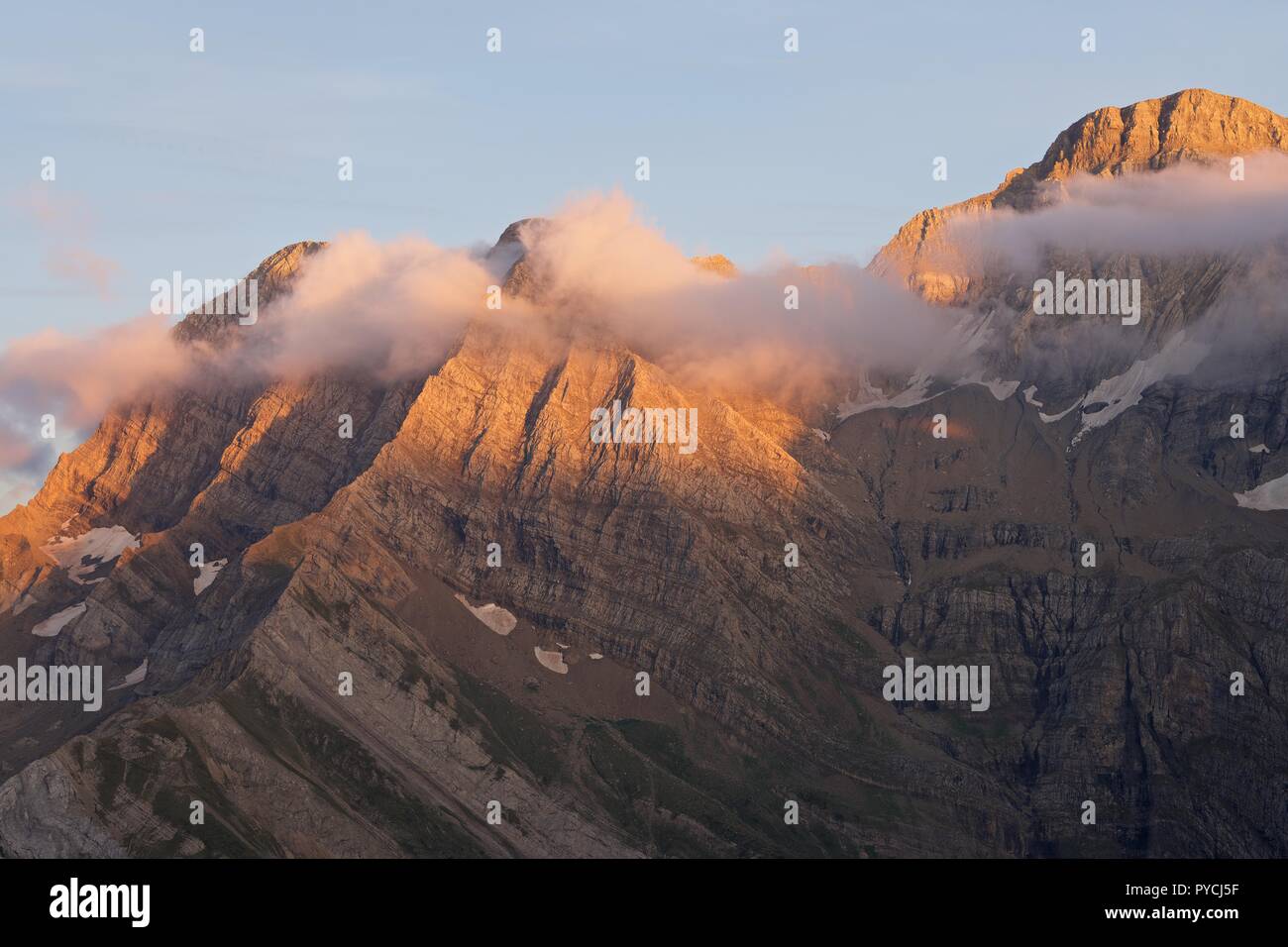 Pic du Marbore in the late summer Stock Photo - Alamy