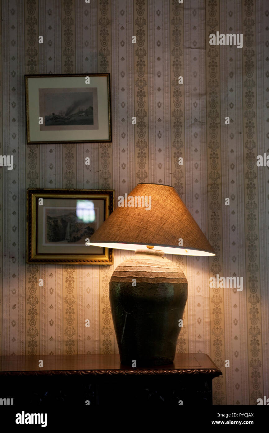 Interior of image of Eureka House in Mauritius, built in 1830 and ...