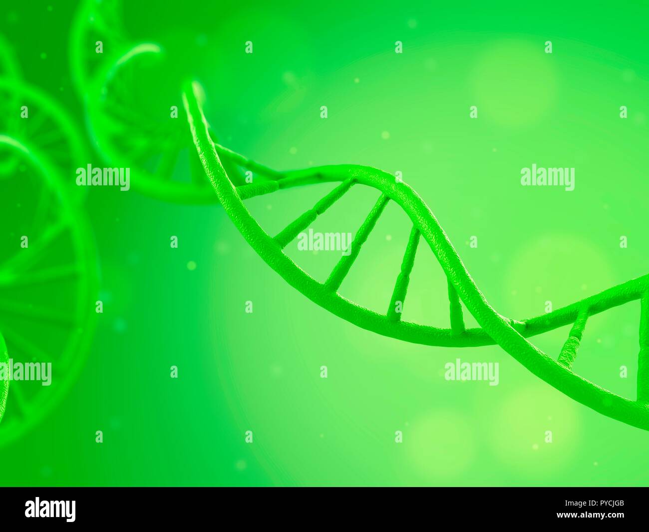 Green background dna molecule hi-res stock photography and images - Alamy