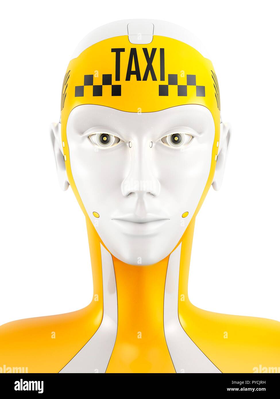 Robot taxi driver, conceptual illustration Stock Photo - Alamy Robot taxi driver, conceptual illustration Stock Photo - Alamy