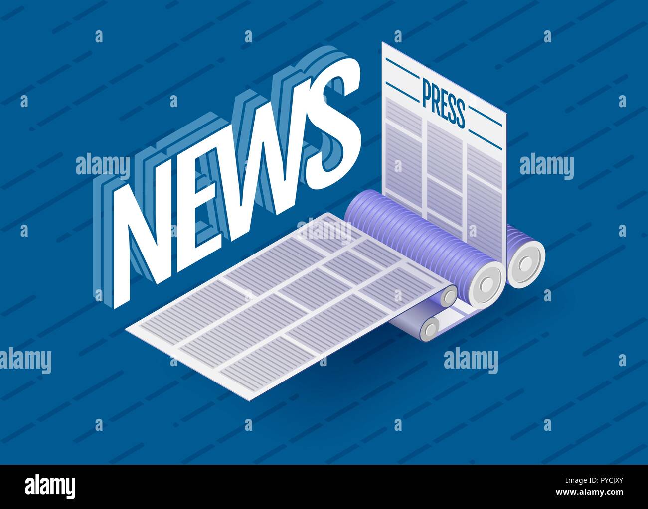 Printing press illustration hi-res stock photography and images - Alamy
