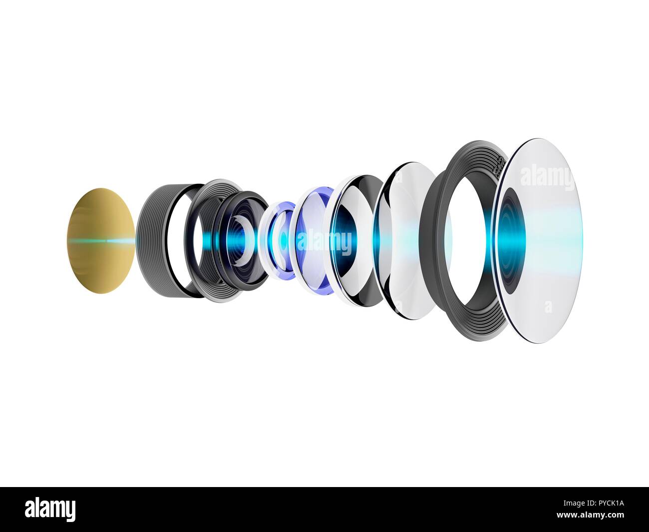 Smartphone camera lens, illustration Stock Photo - Alamy