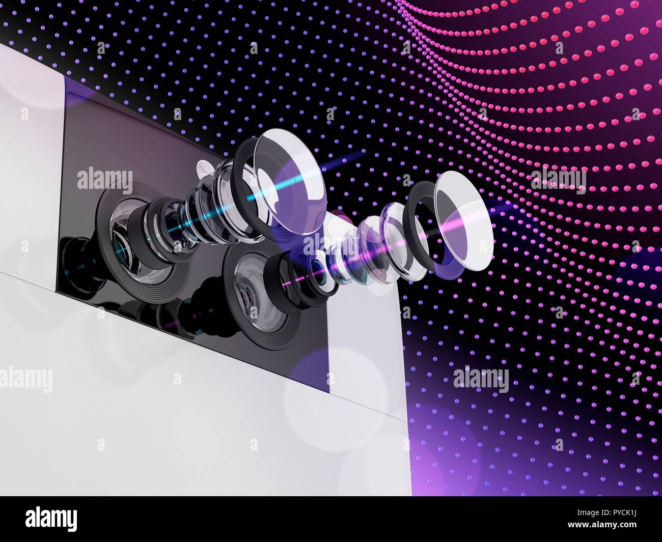 Dual-camera on smartphone, illustration Stock Photo - Alamy