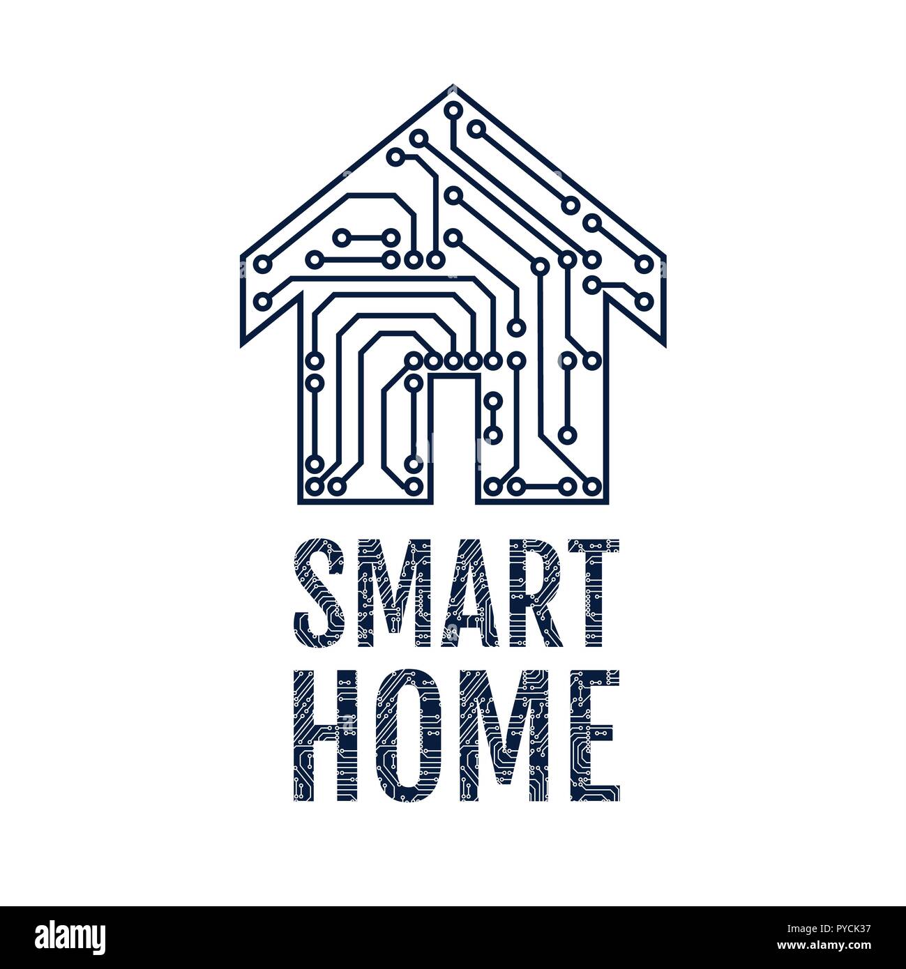 Smart home conceptual illustration hi-res stock photography and images ...