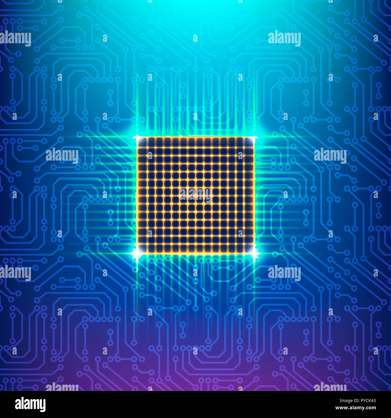 Computer chip hi-res stock photography and images - Alamy
