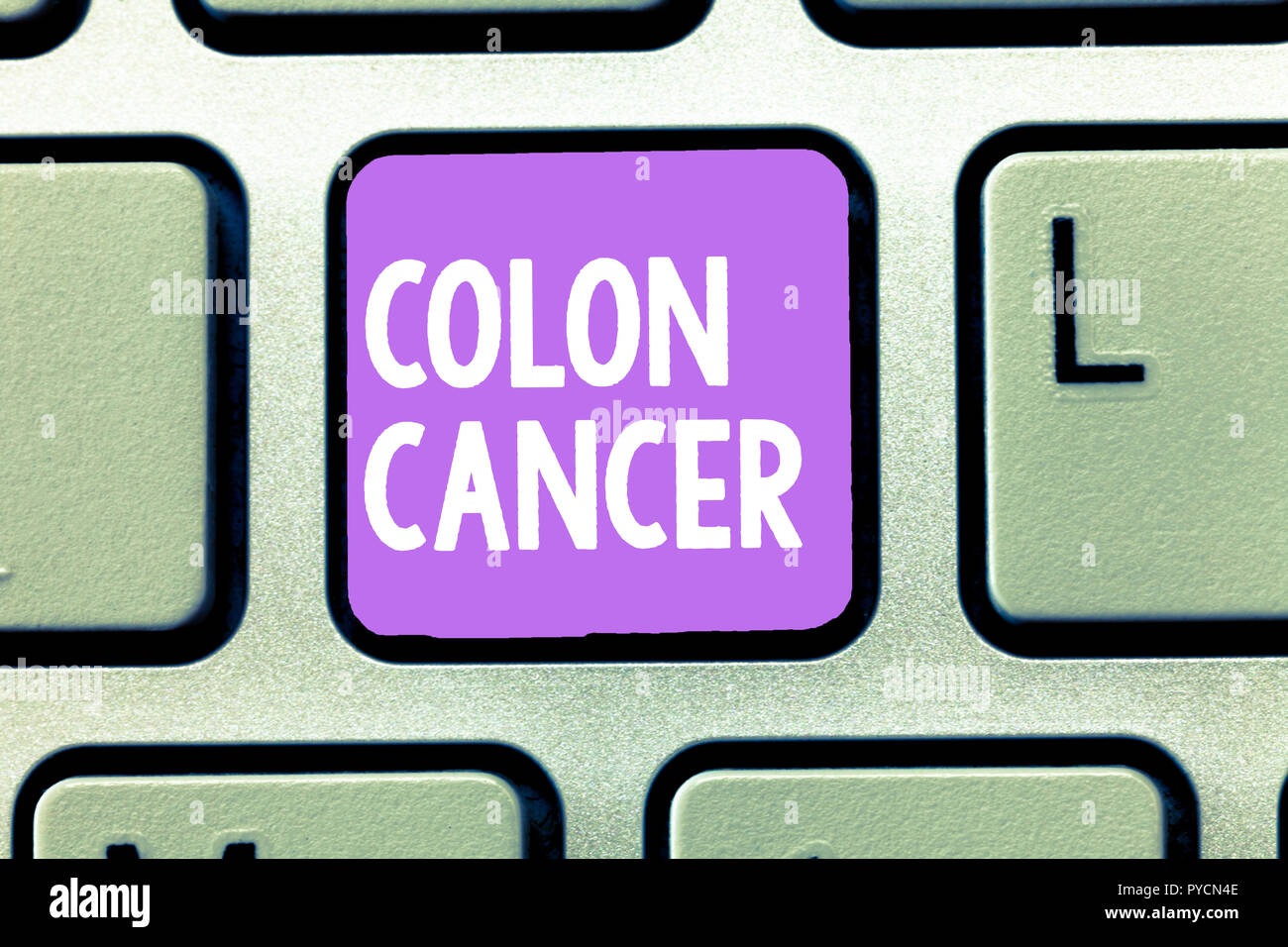 Word writing text Colon Cancer. Business concept for Cancer that forms ...