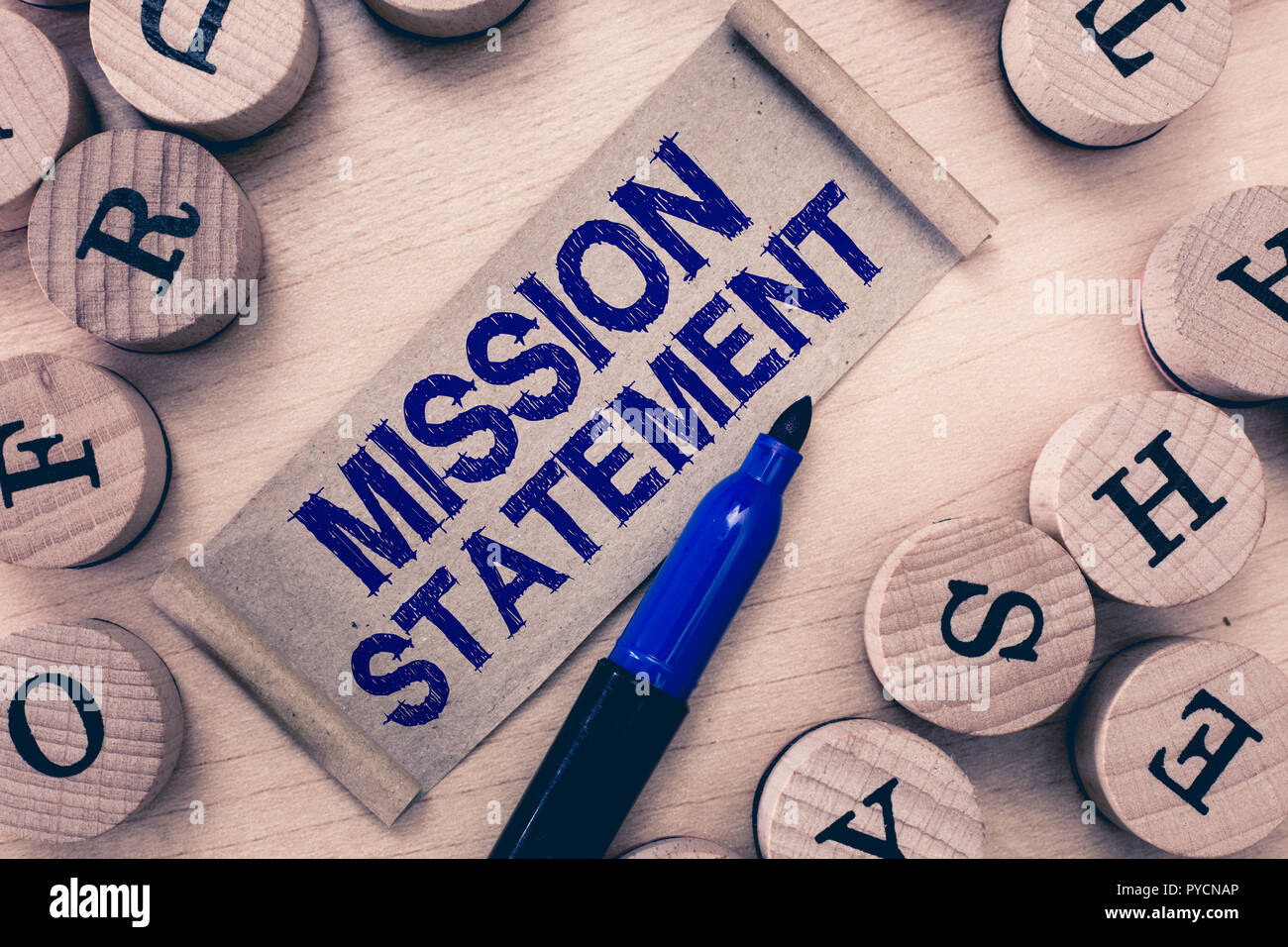 Word writing text Mission Statement. Business concept for Formal ...