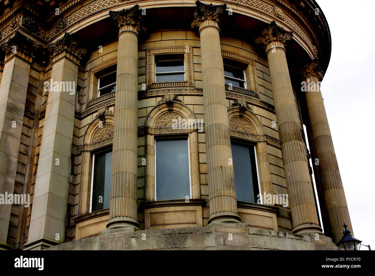 The Town Hall, a Grade 1 listed building, in the middle of Todmorden ...