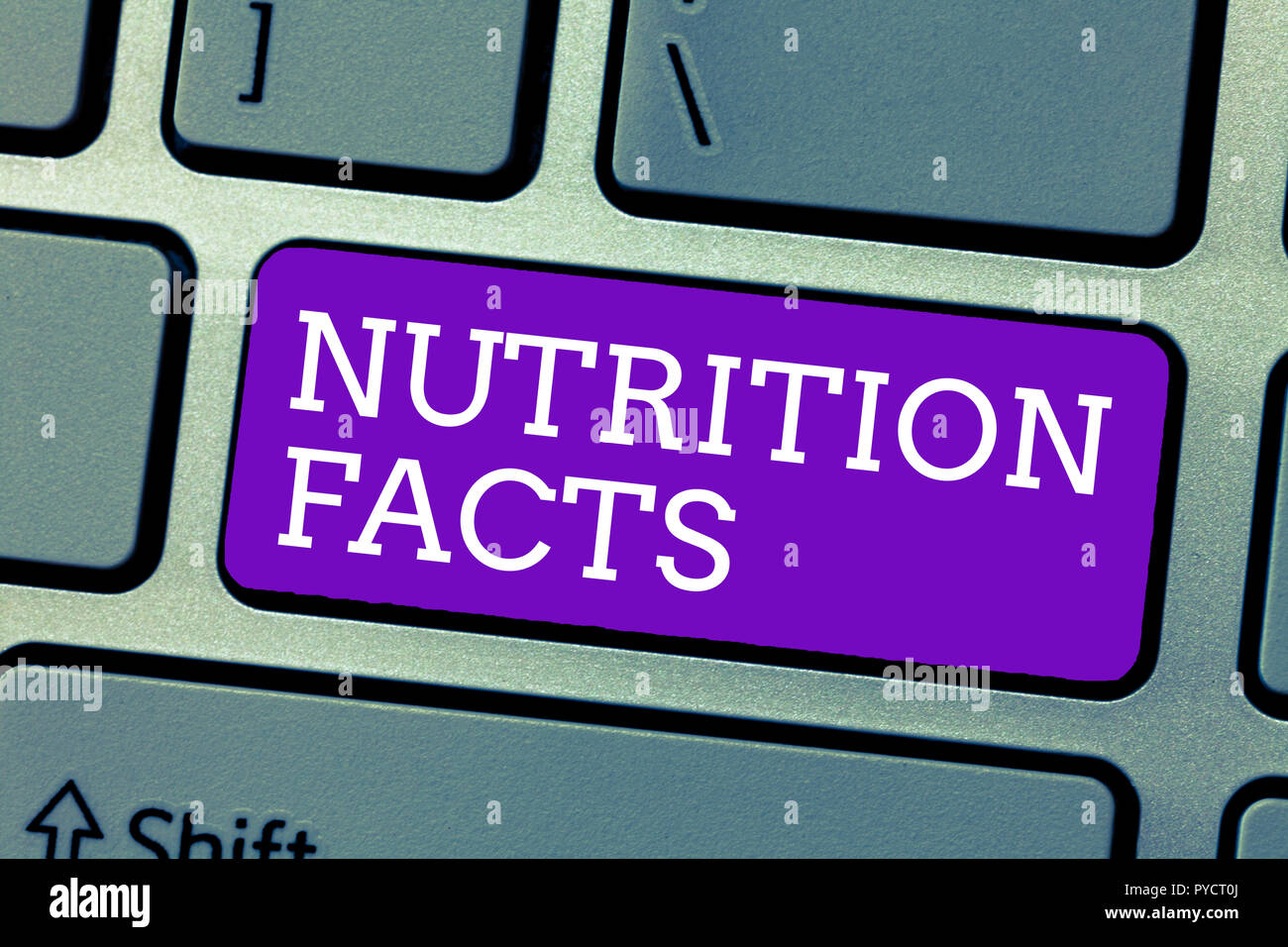 Word writing text Nutrition Facts. Business concept for Detailed ...