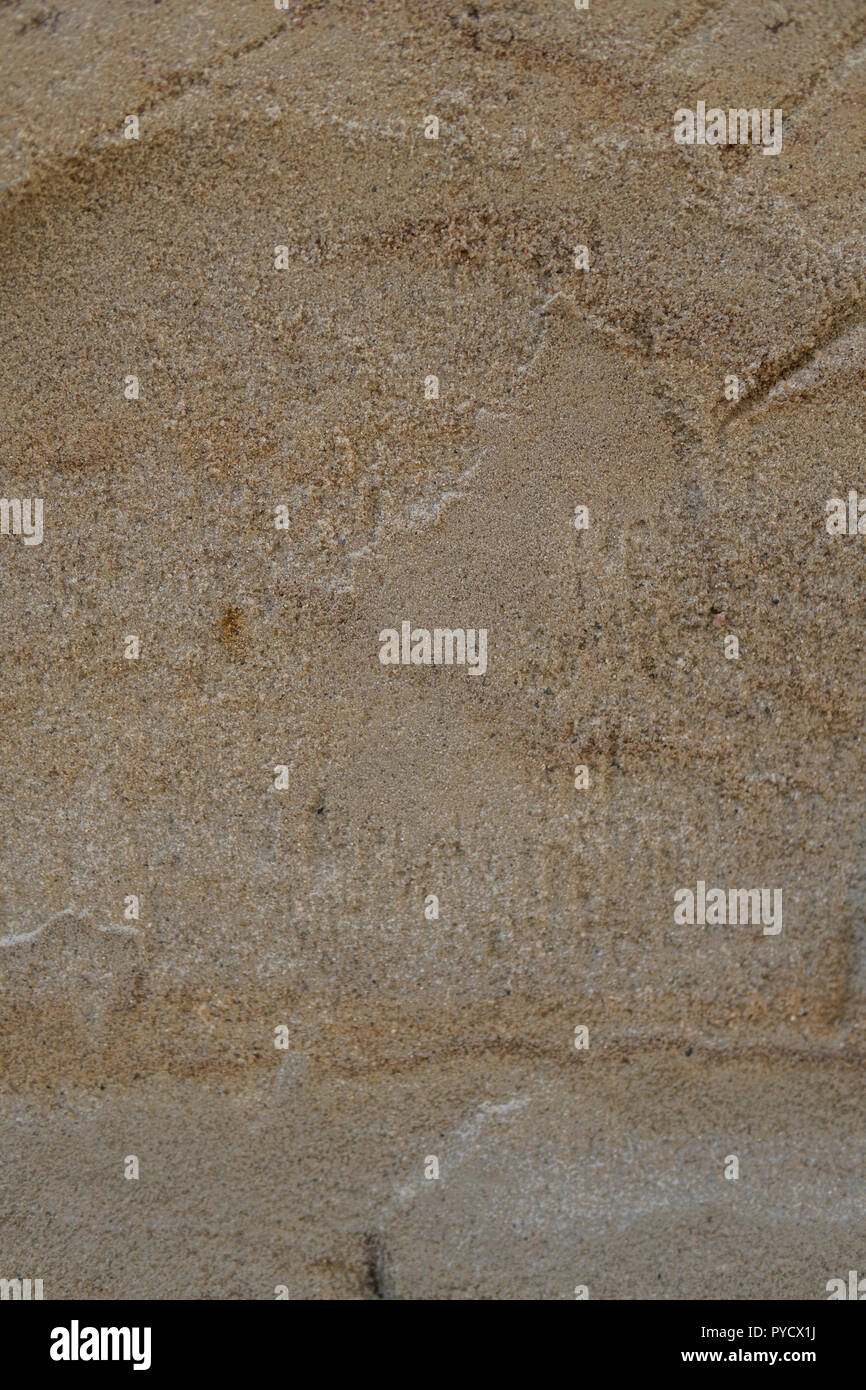 detail of color layers in a sandy ground Stock Photo - Alamy