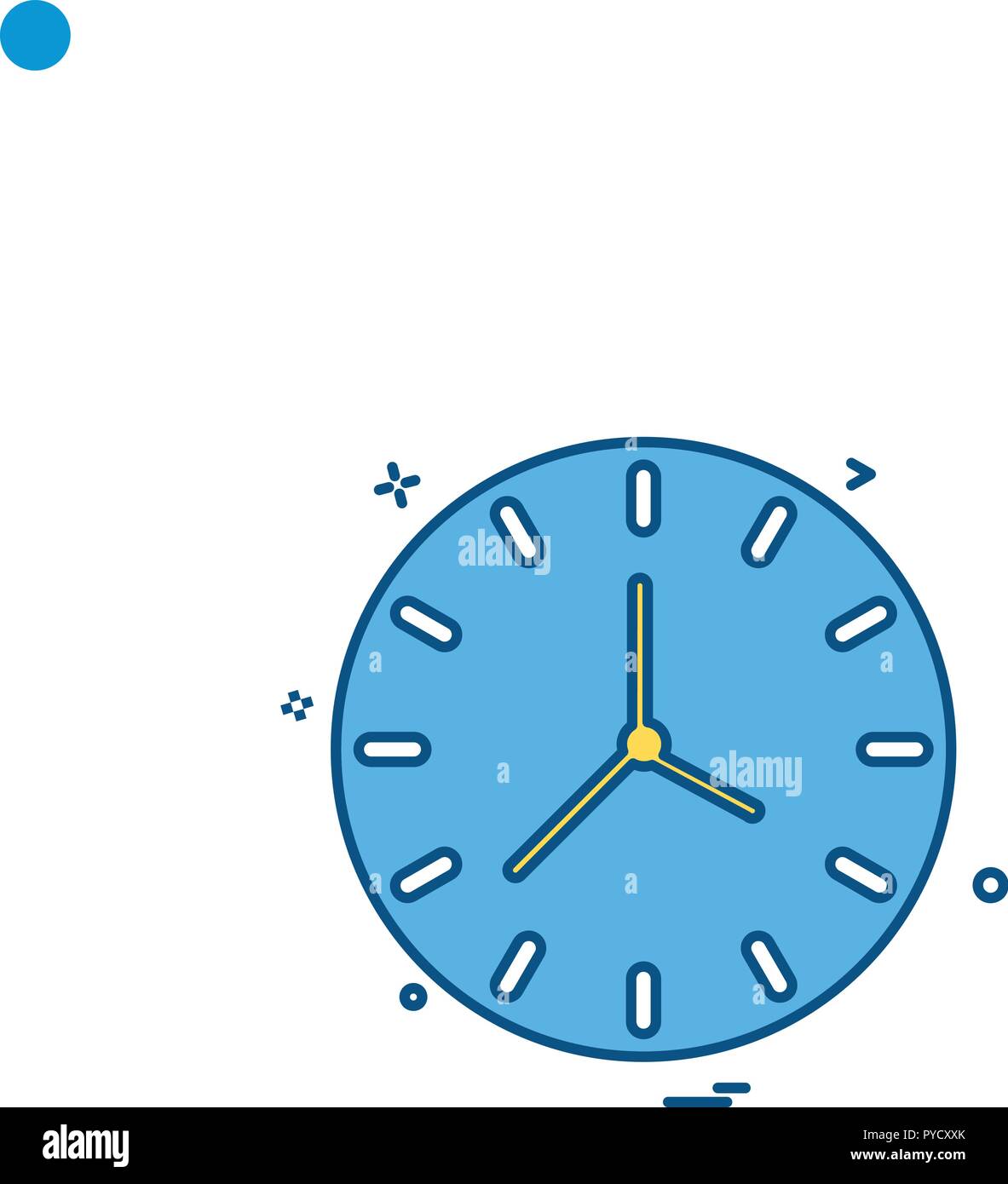 clock time seconds icon vector design Stock Vector Image & Art - Alamy