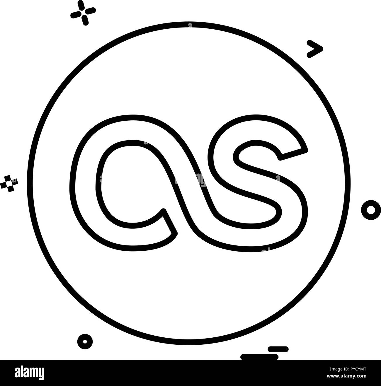 media network social last fm icon vector Stock Vector Image & Art - Alamy