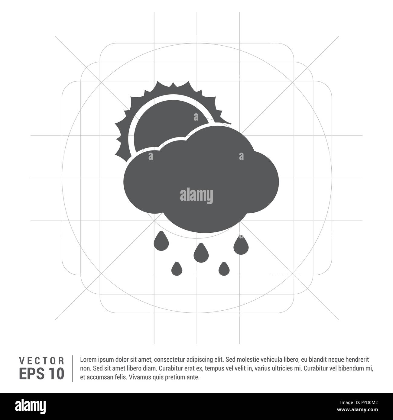 Sun Cloud Icon Stock Vector Image & Art - Alamy