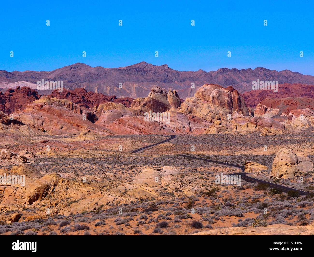 Valley of Fire Vista Stock Photo - Alamy