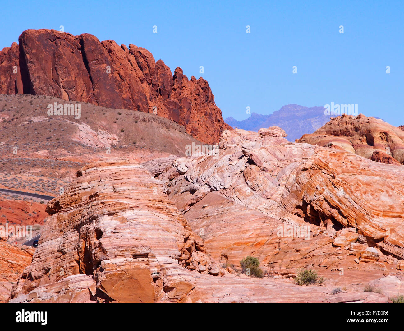 Nevada Red Rocks - Valley of Fire Stock Photo - Alamy