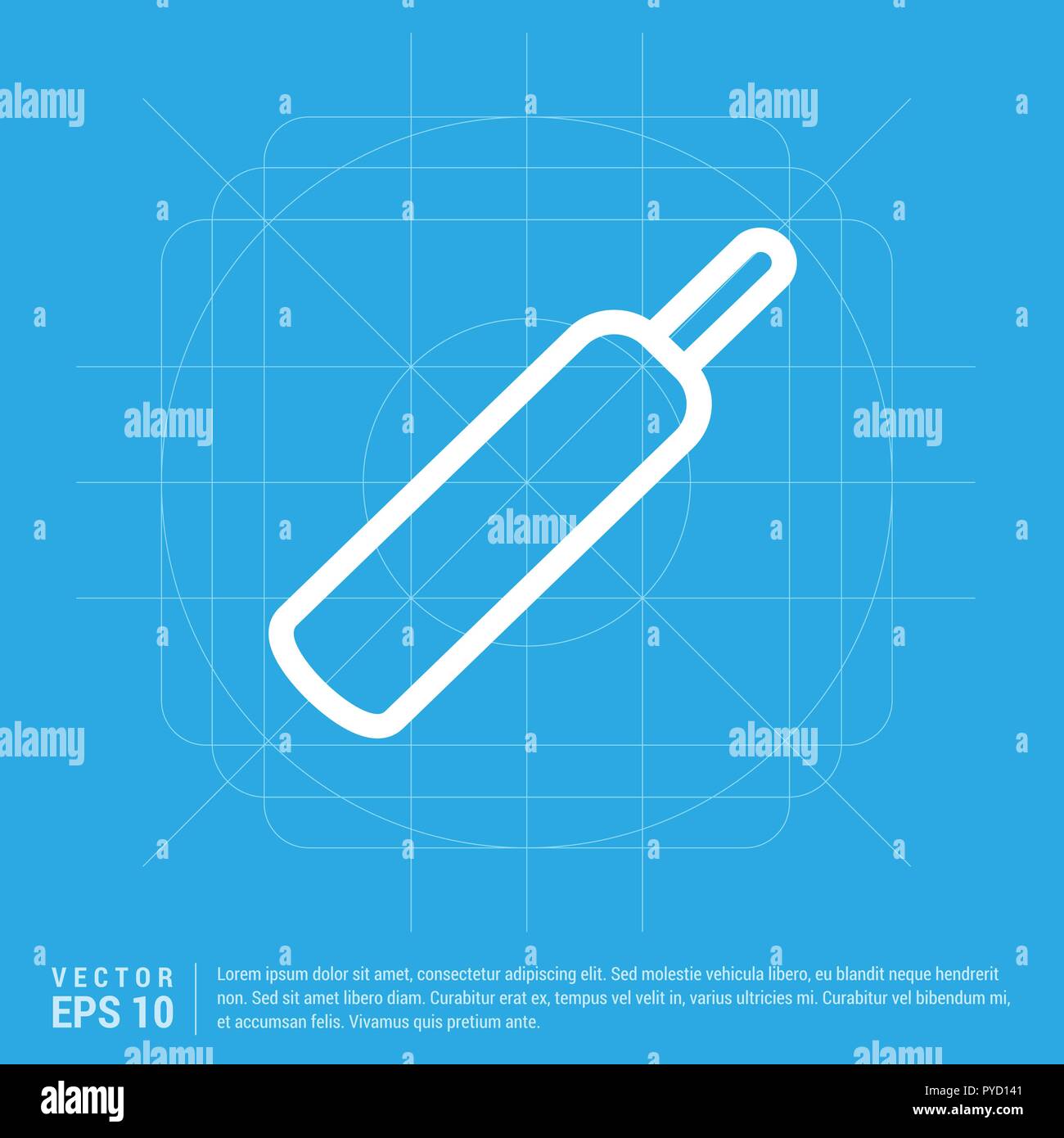 Cricket Bat Icon Stock Vector Image & Art - Alamy