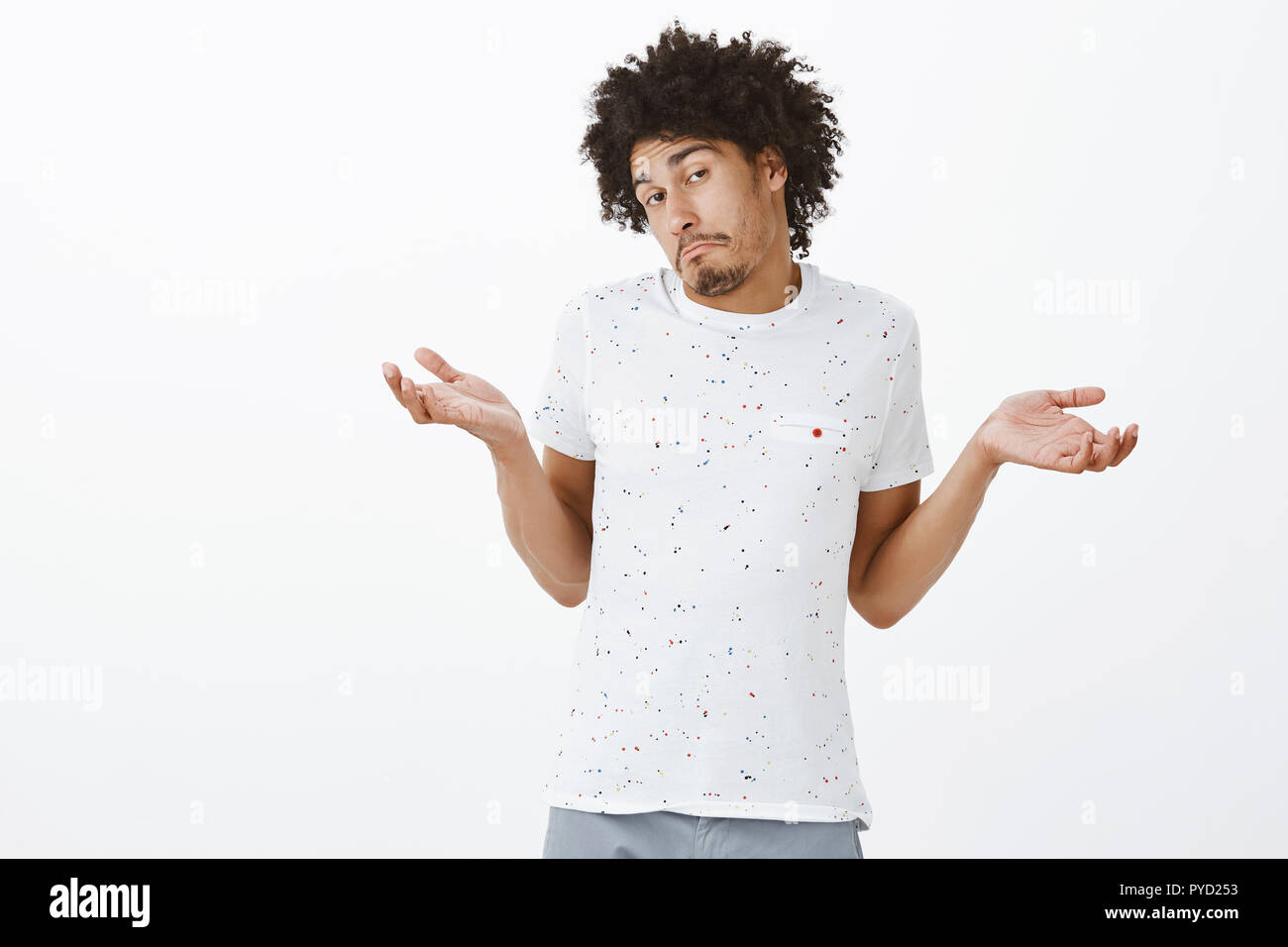 Cute coworker telling boss doubt work can be done in time. Unaware ...