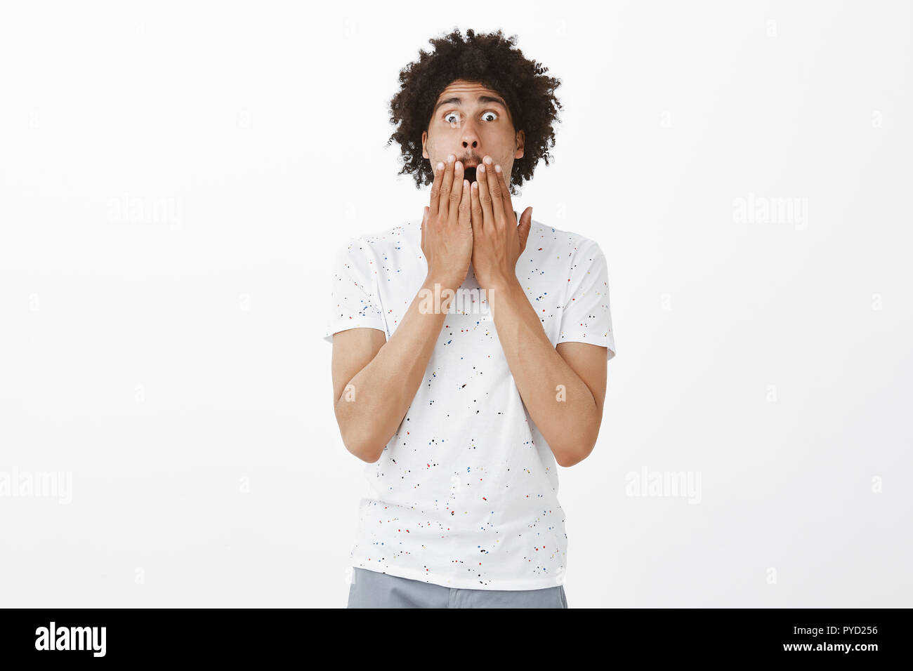 Portrait shocked impressed dark hi-res stock photography and images - Alamy