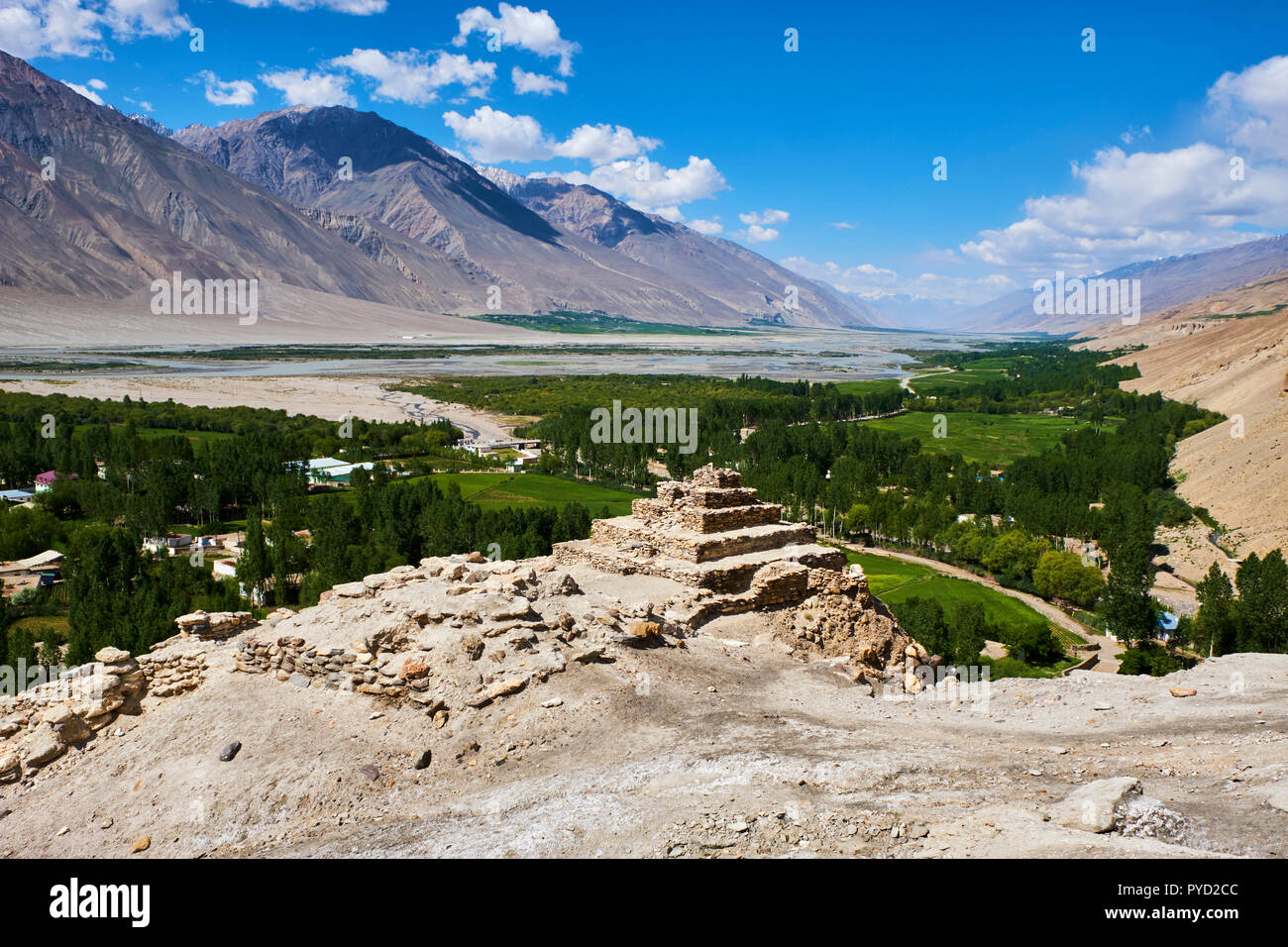 Tajikistan, Central Asia, Gorno Badakhshan, the Pamir, Vrang buddhist ...
