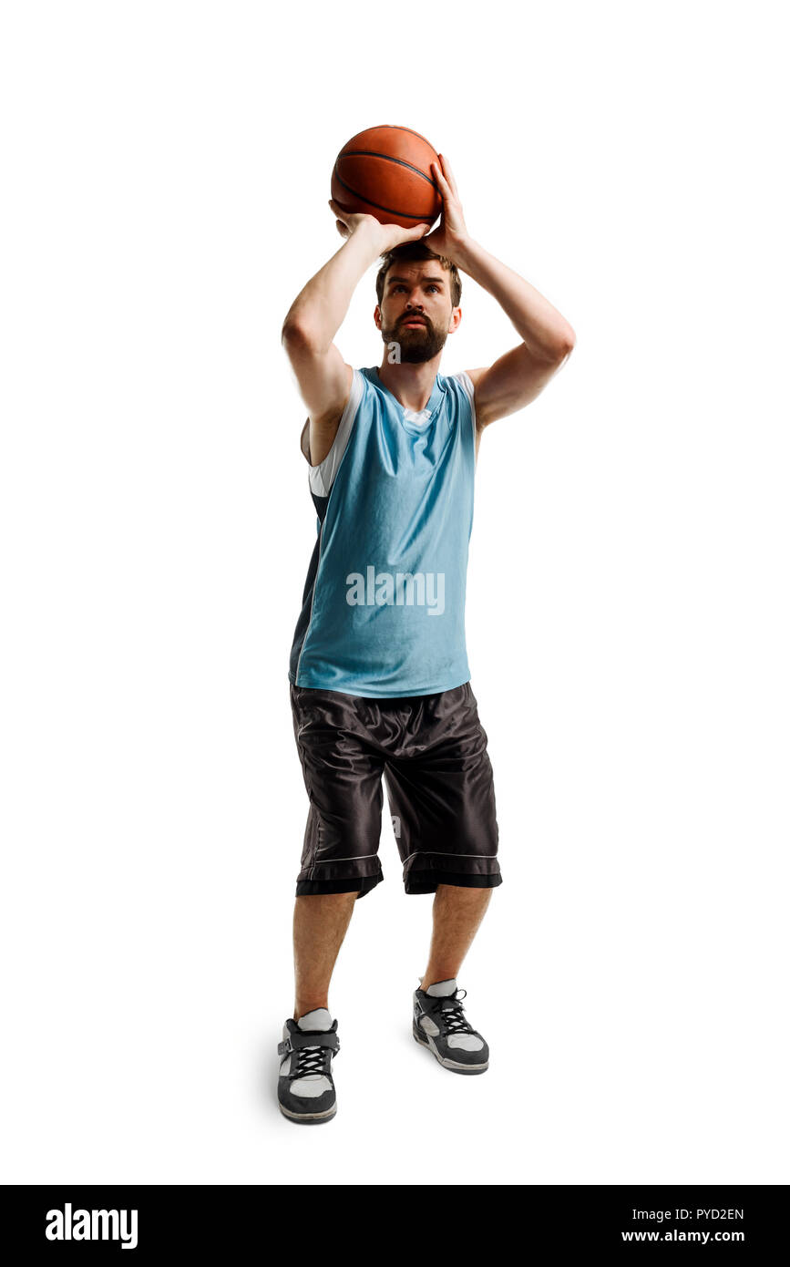 Basketball player is getting ready Stock Photo - Alamy