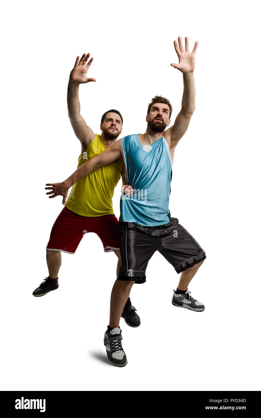 Receiving basketball ball Cut Out Stock Images & Pictures - Alamy