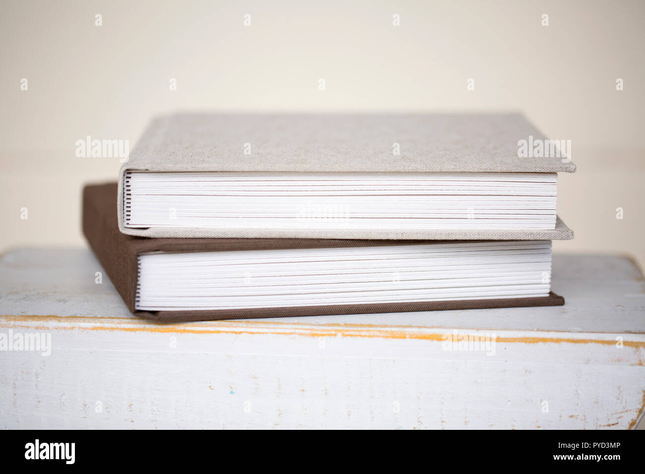 Product Example of a hardcover linen album Stock Photo - Alamy
