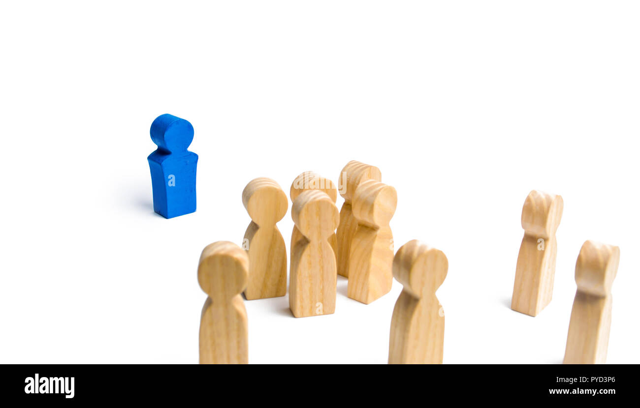 Addressing a crowd Cut Out Stock Images & Pictures - Alamy