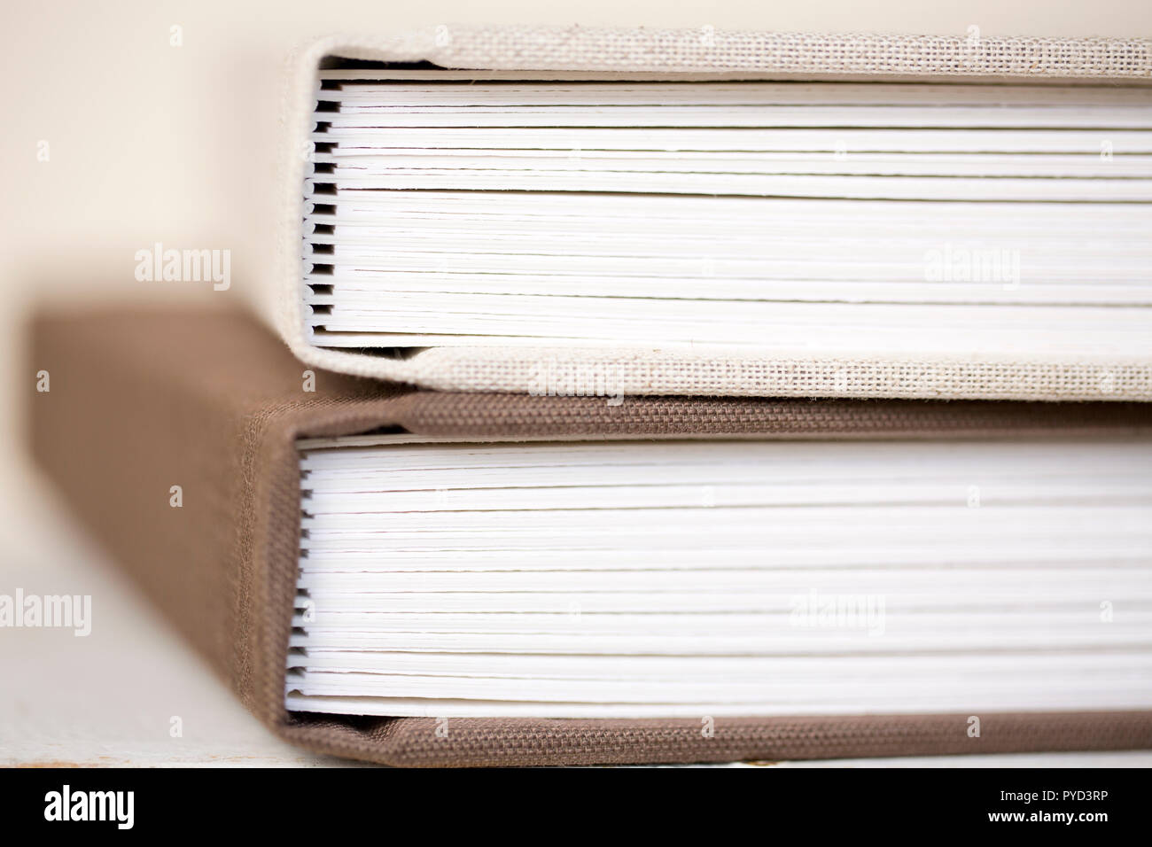 Product Example of a hardcover linen album Stock Photo - Alamy