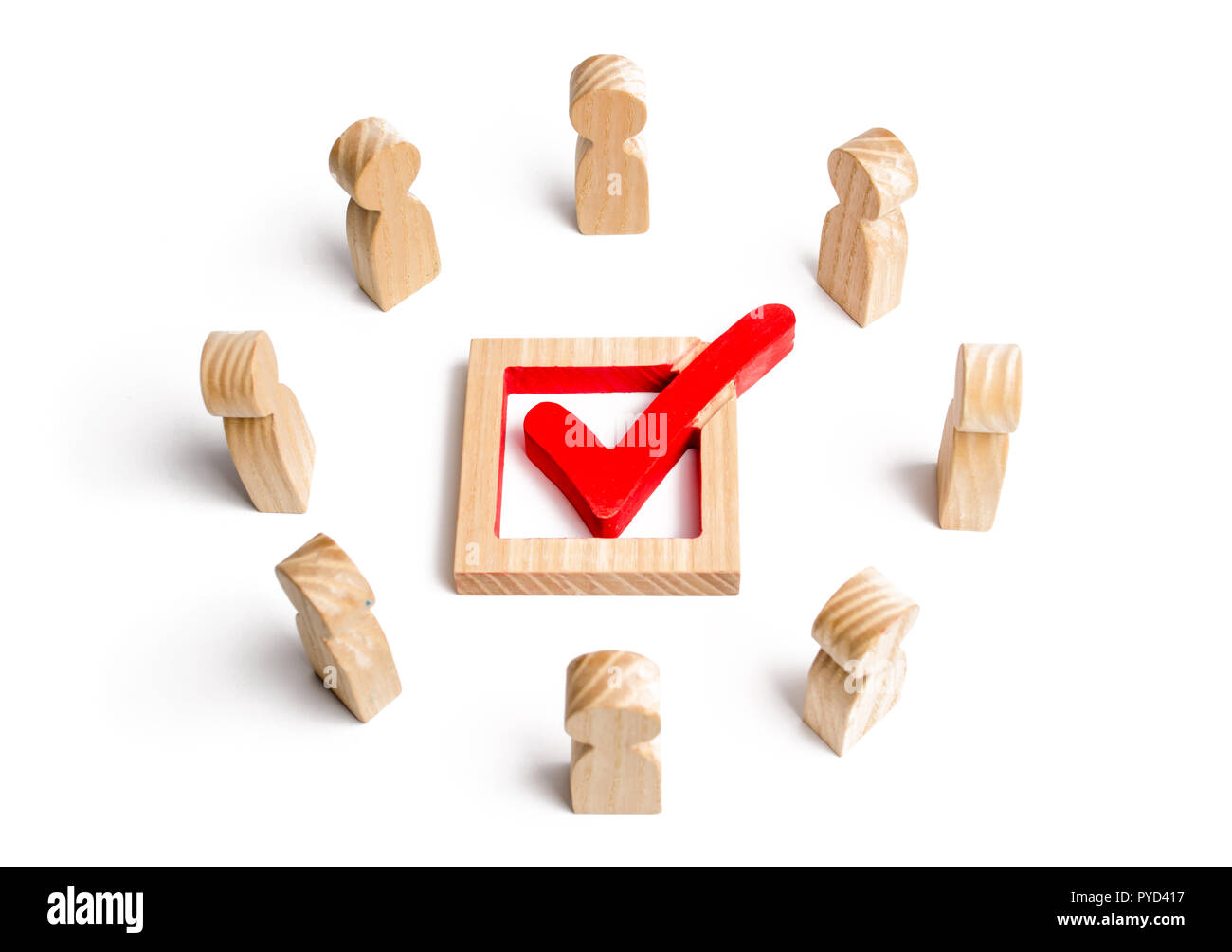 Circle tick check mark symbol Cut Out Stock Images & Pictures - Alamy