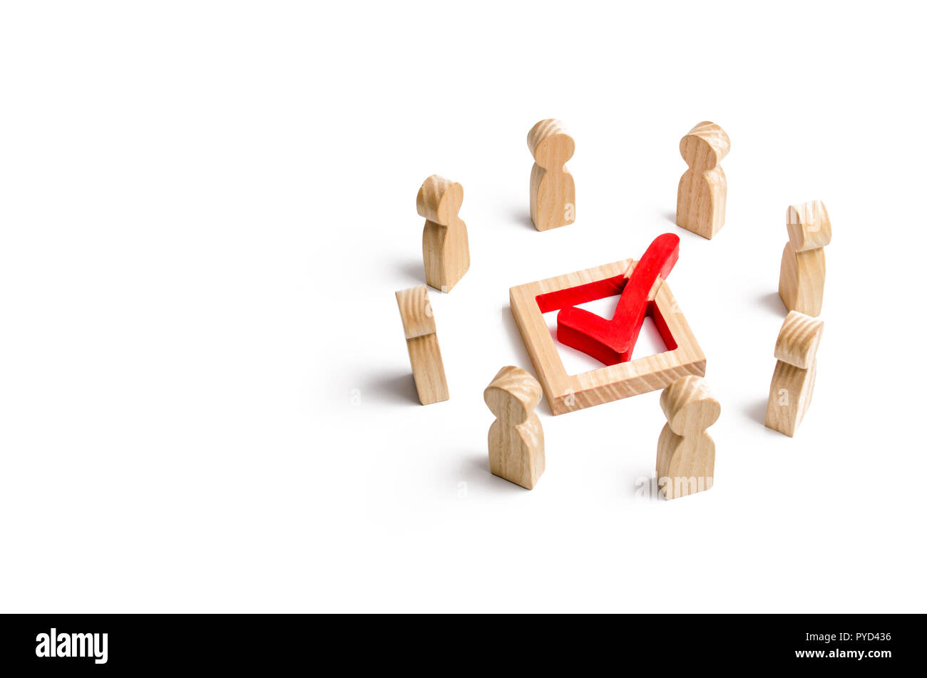 Circle tick check mark symbol Cut Out Stock Images & Pictures - Alamy