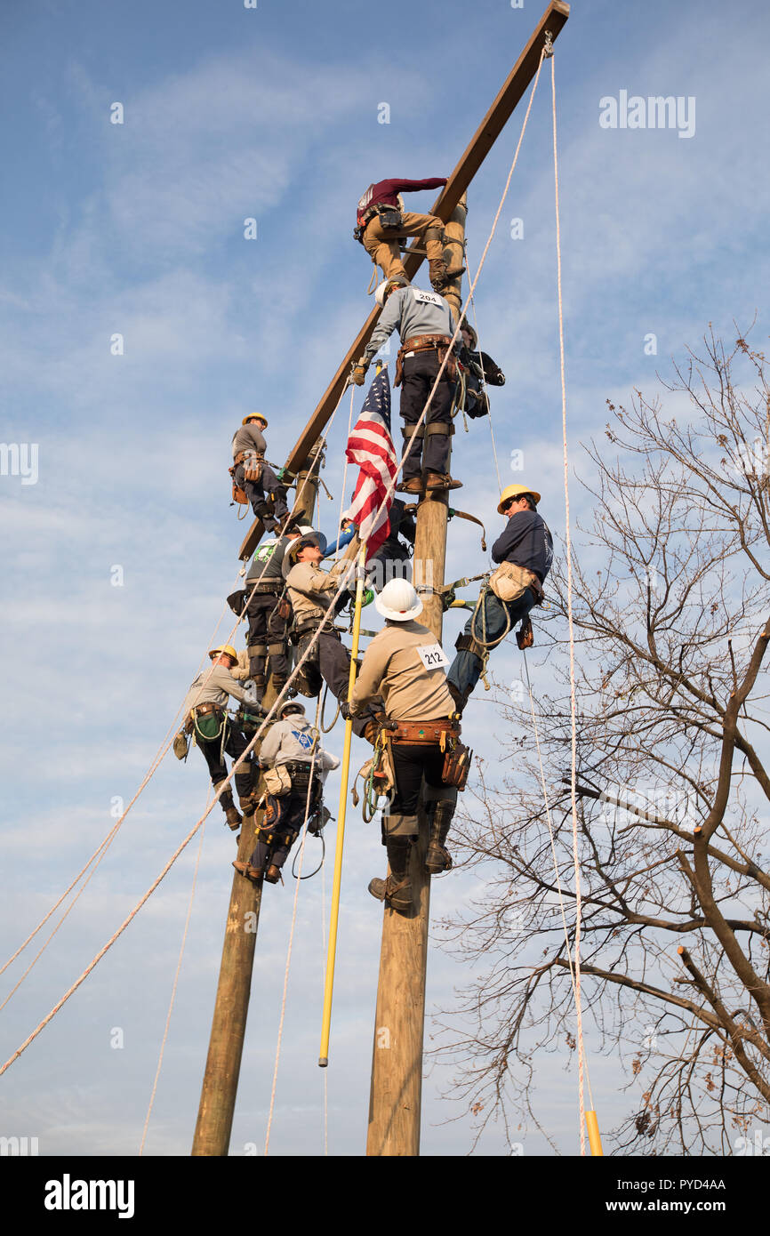 Linemen Rodeo in Conway, S.C Stock Photo - Alamy