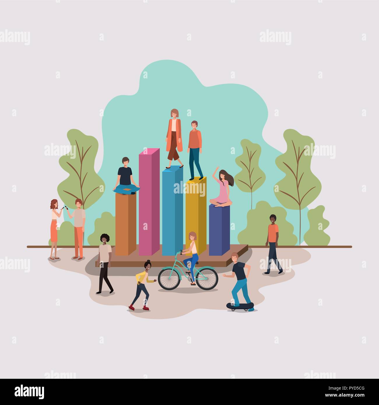 Mini camp Stock Vector Images - Alamy