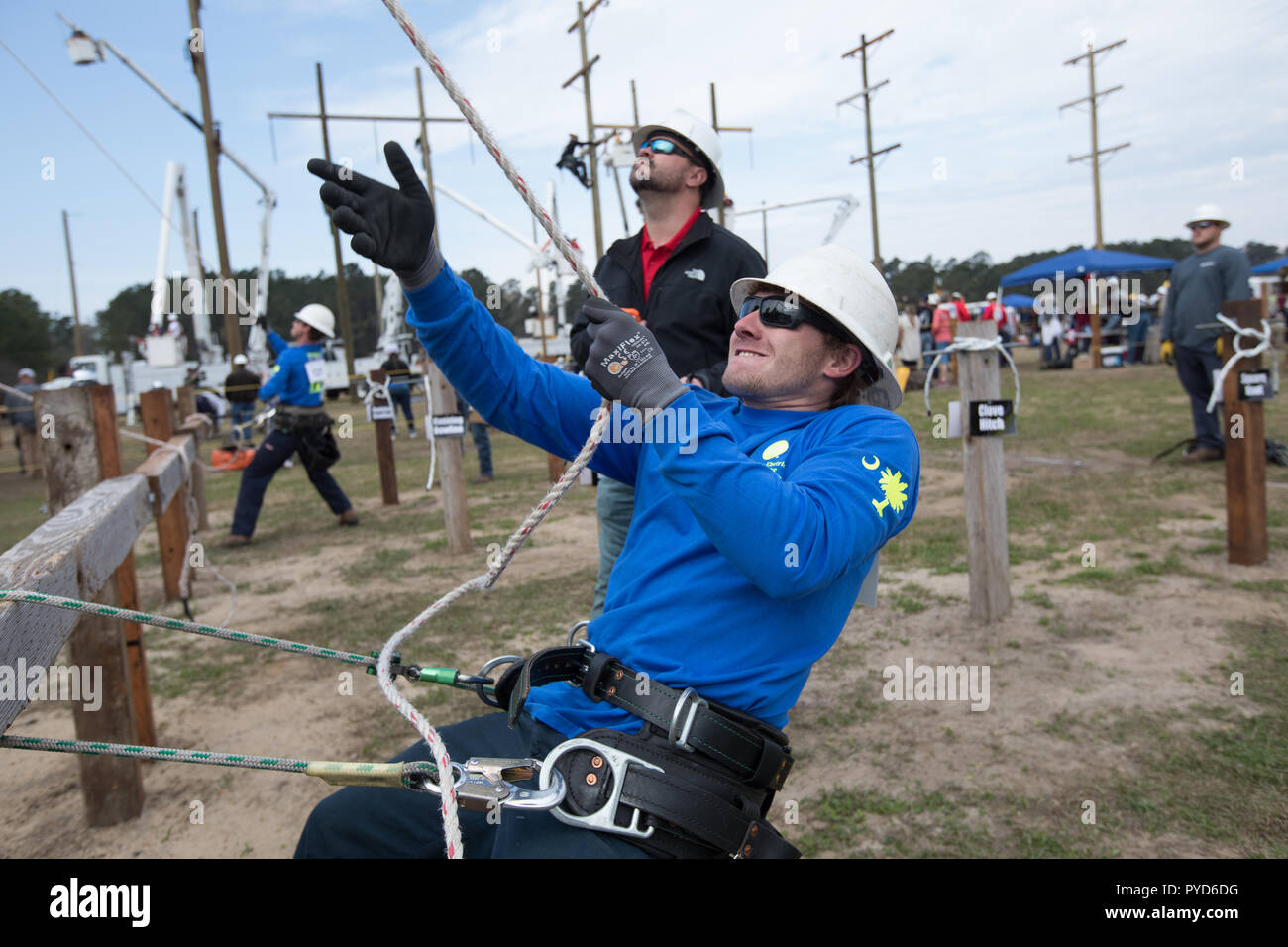 Linemen Rodeo in Conway, S.C Stock Photo - Alamy
