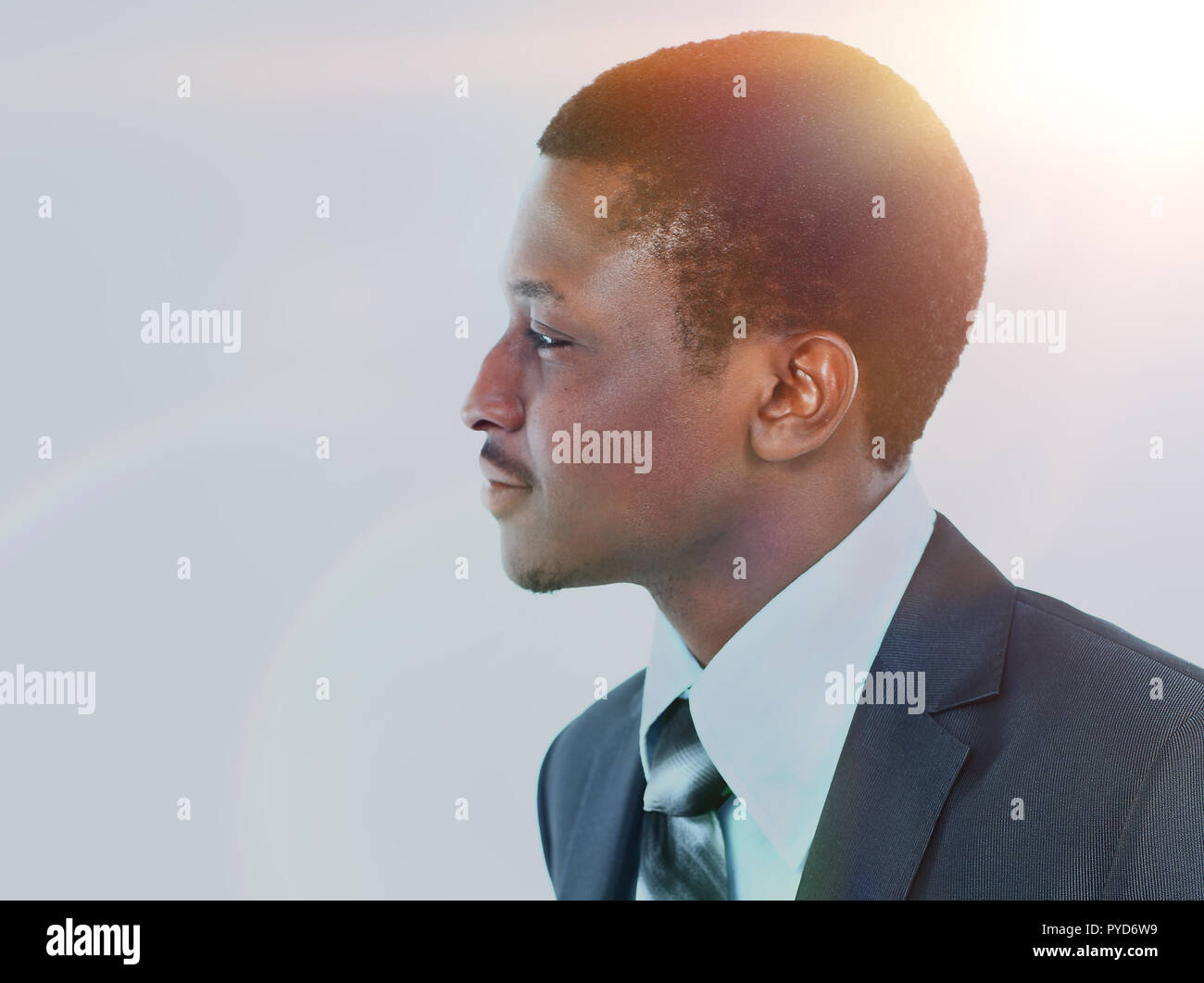 Young African American Male Model on Isolated Background Stock Photo ...