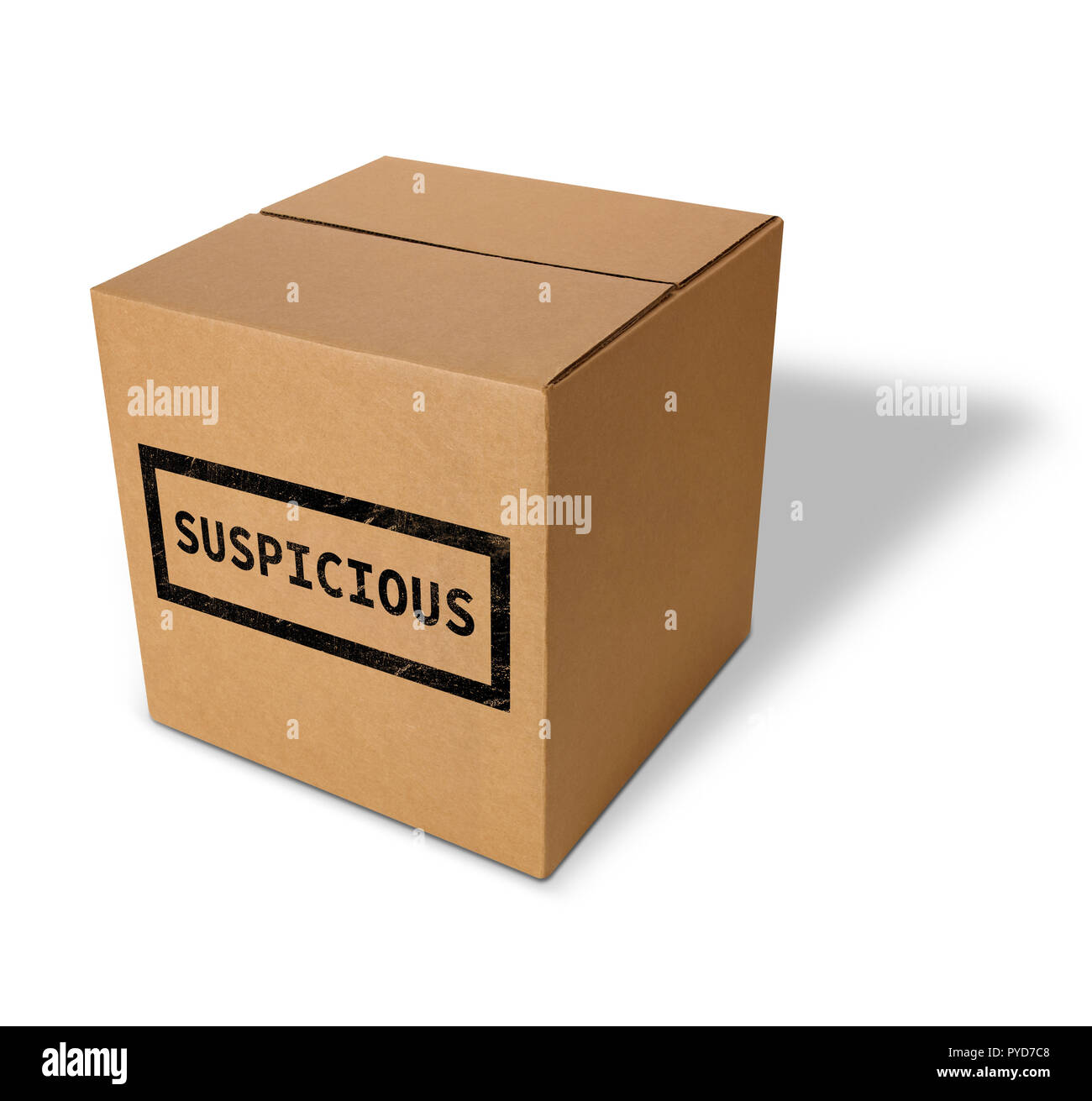 Suspicious and possibly dangerous package Stock Photo - Alamy