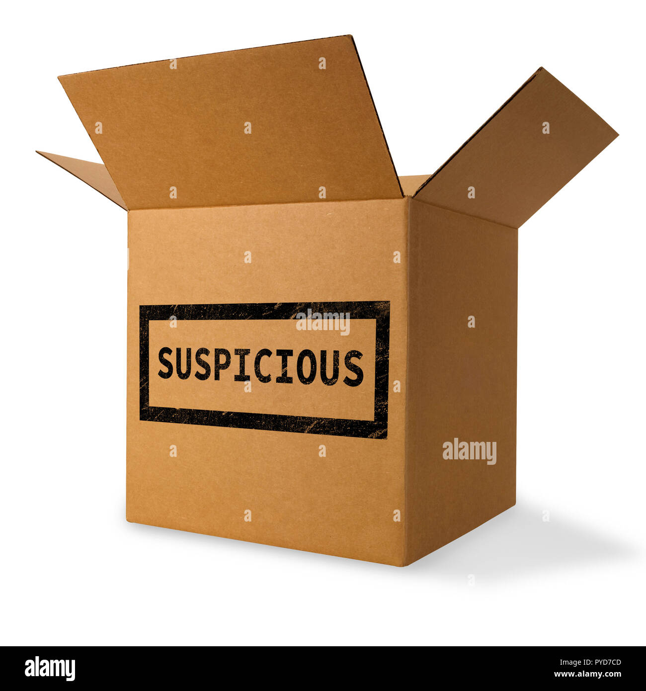 Suspicious and possibly dangerous package Stock Photo - Alamy