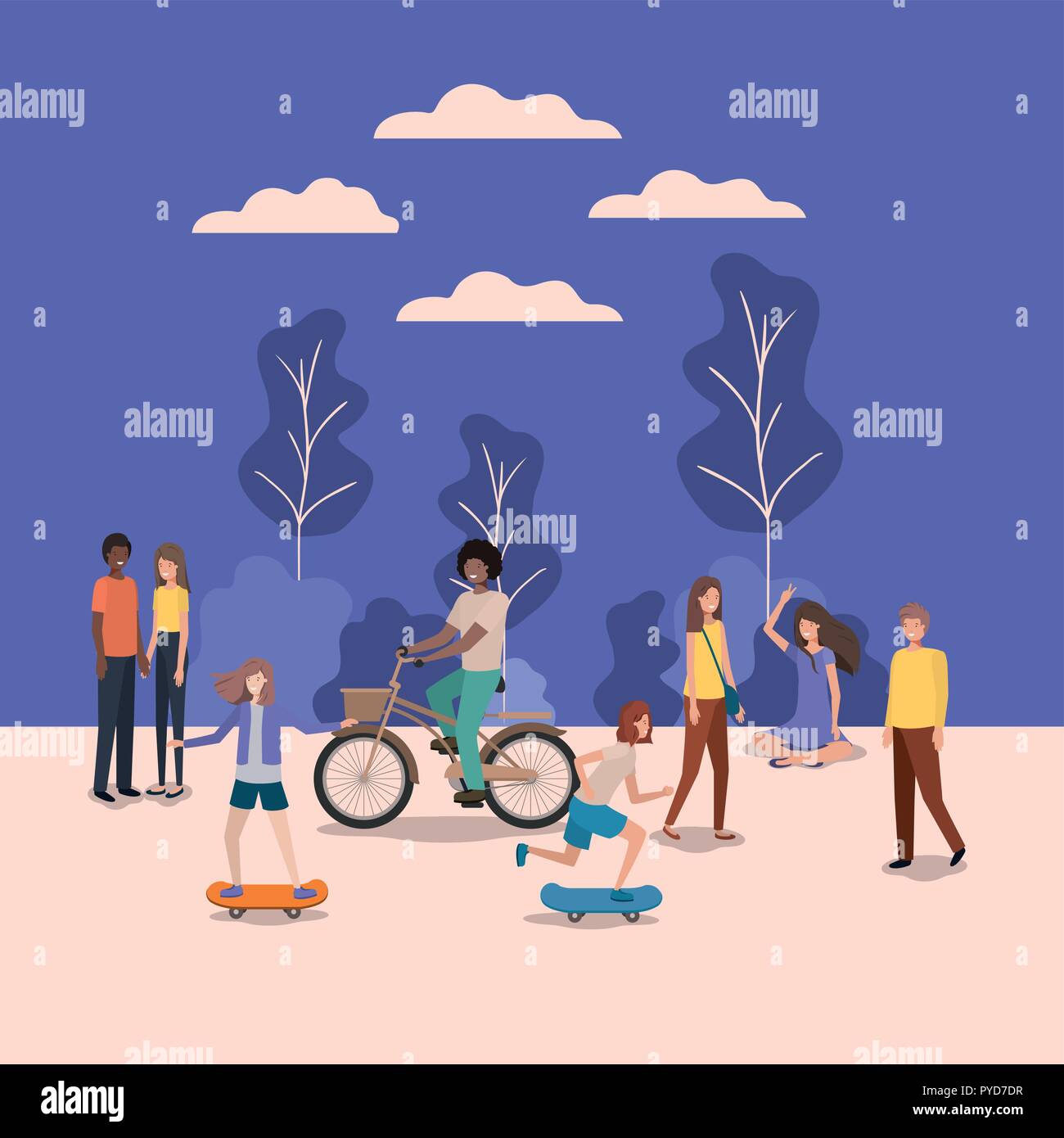 Adults leisure activities Stock Vector Images - Alamy