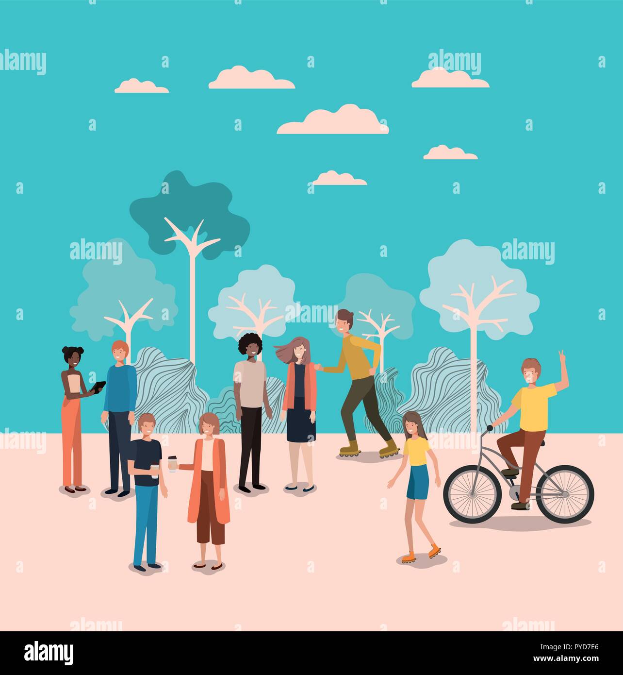 Adults leisure activities Stock Vector Images - Alamy