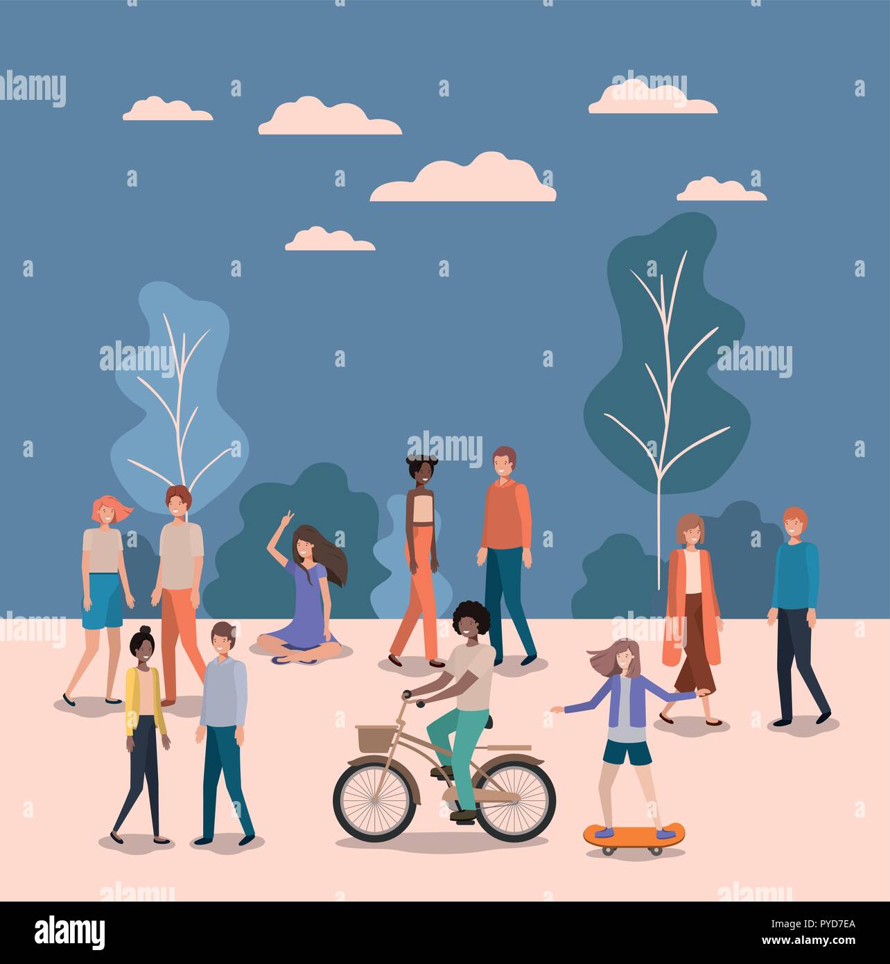 Adults leisure activities Stock Vector Images - Alamy