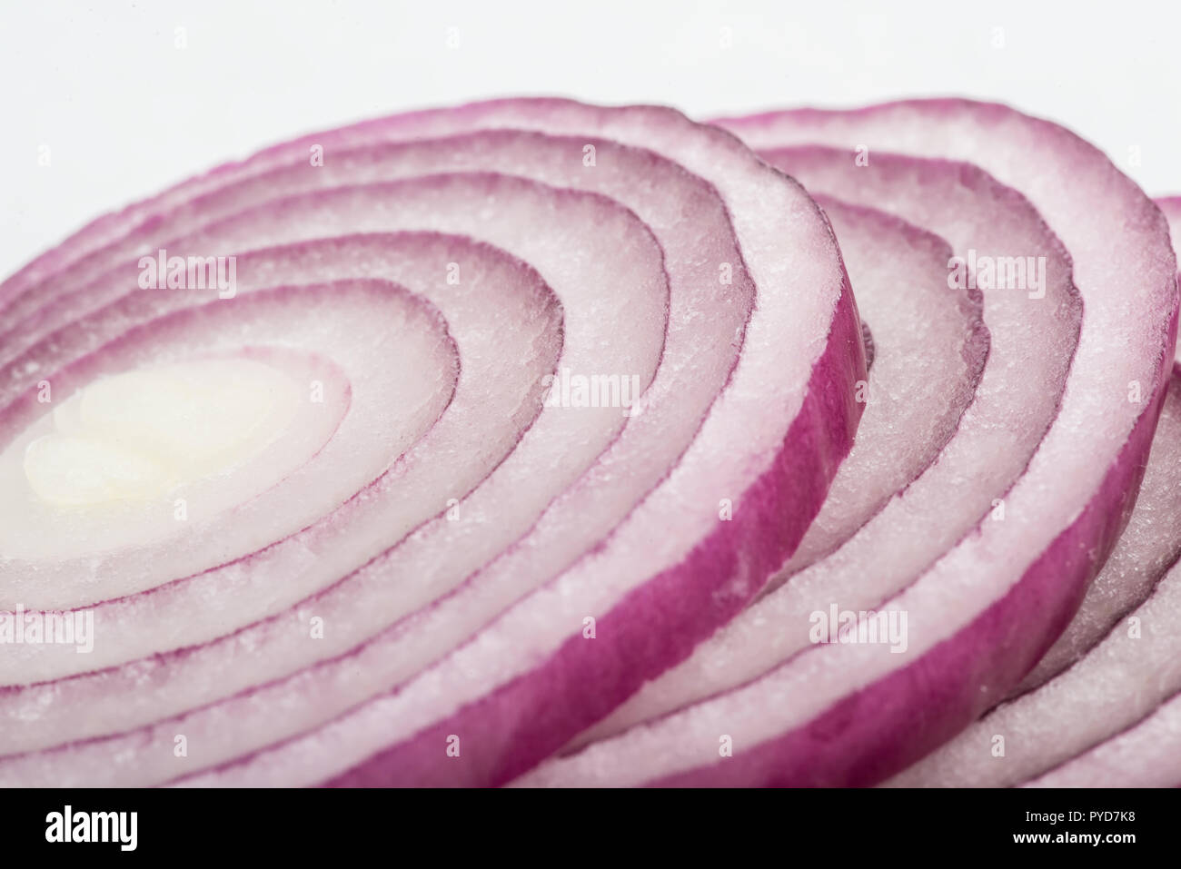 Red onion rings Stock Photo - Alamy