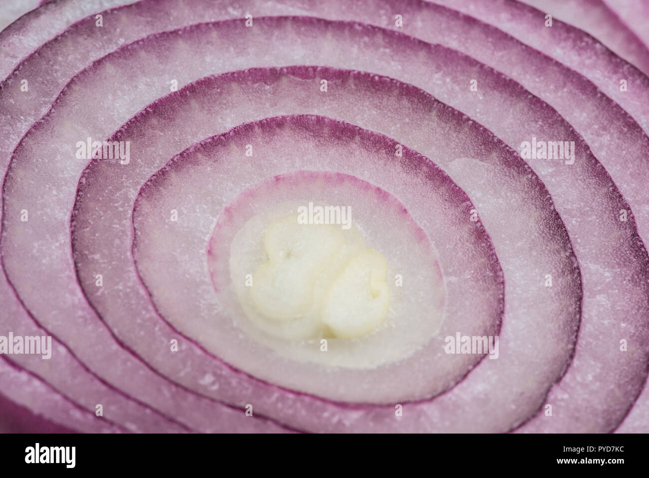 Red onion rings Stock Photo - Alamy