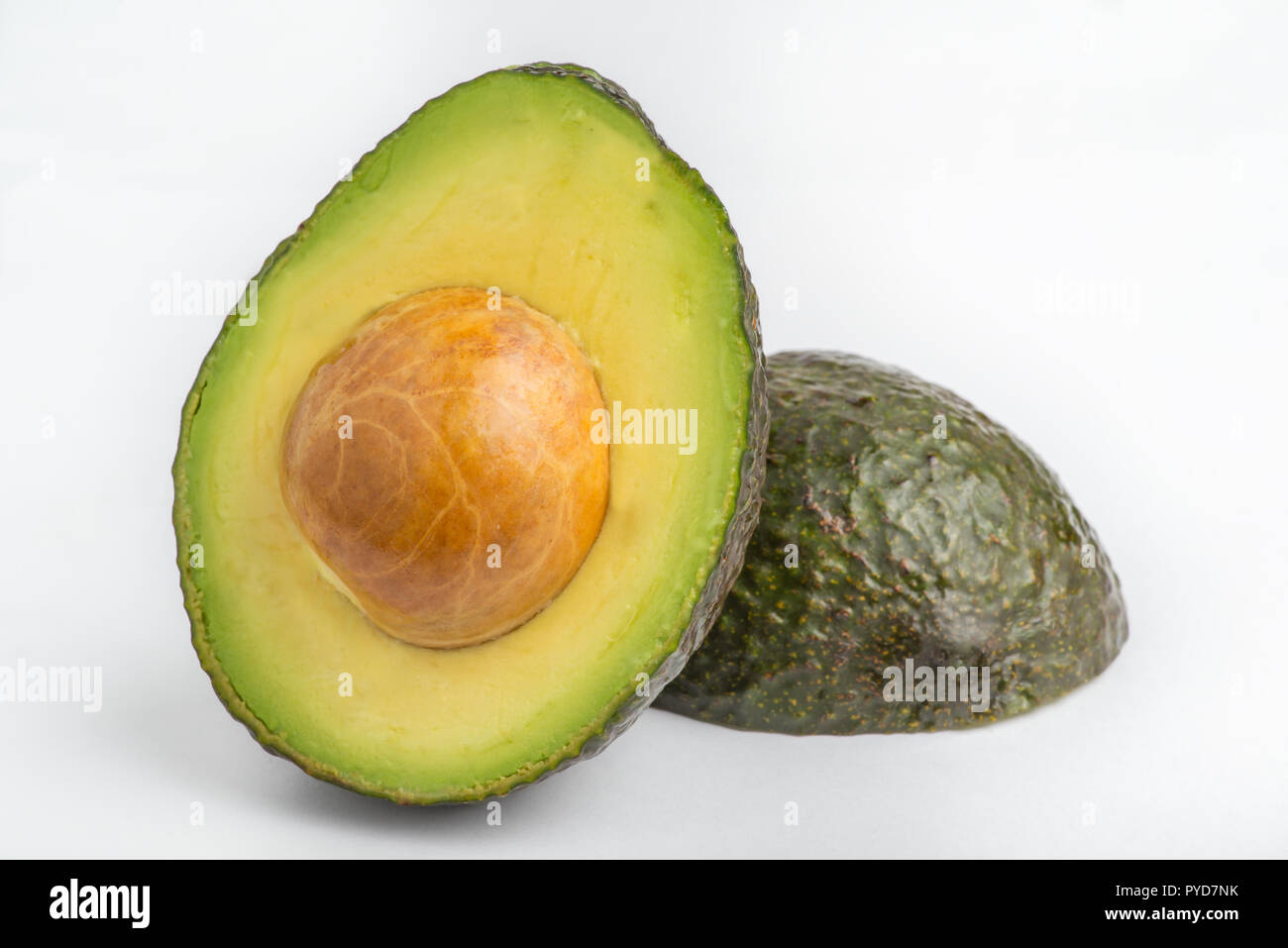 Close up of avocado isolated on white background Stock Photo - Alamy