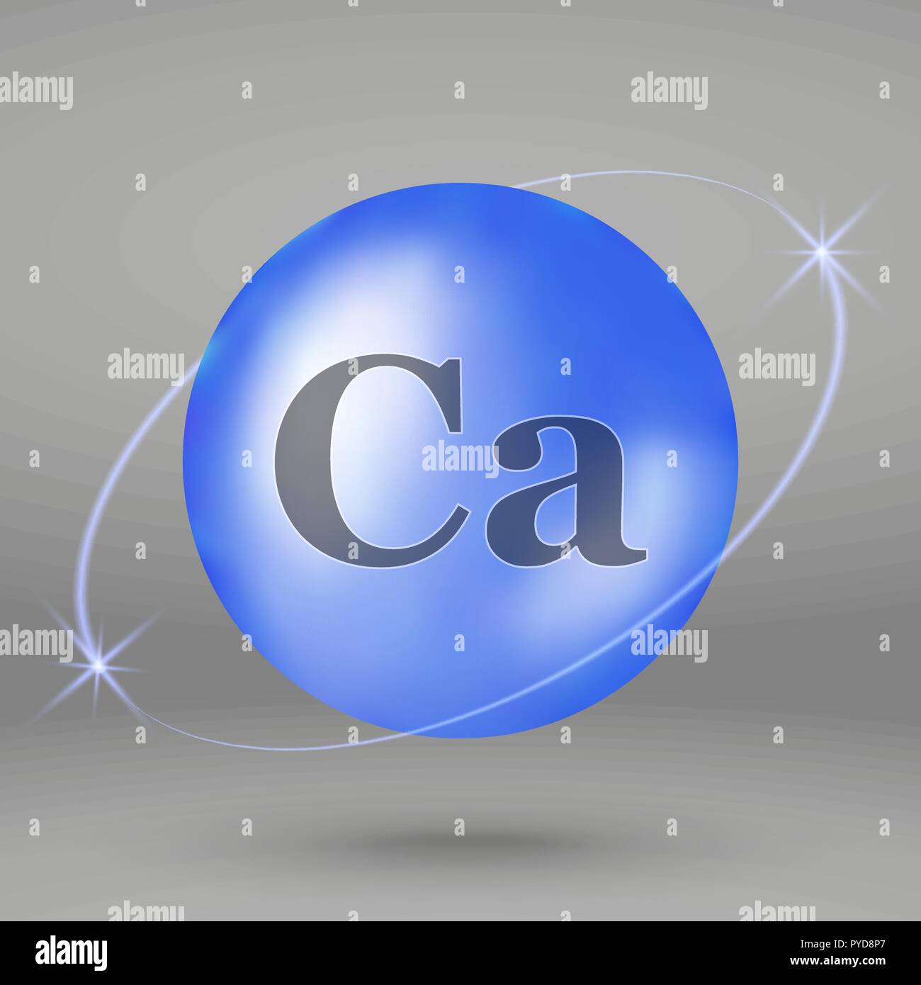 Calcium icon. mineral drop pill capsule. Mineral complex design Stock ...