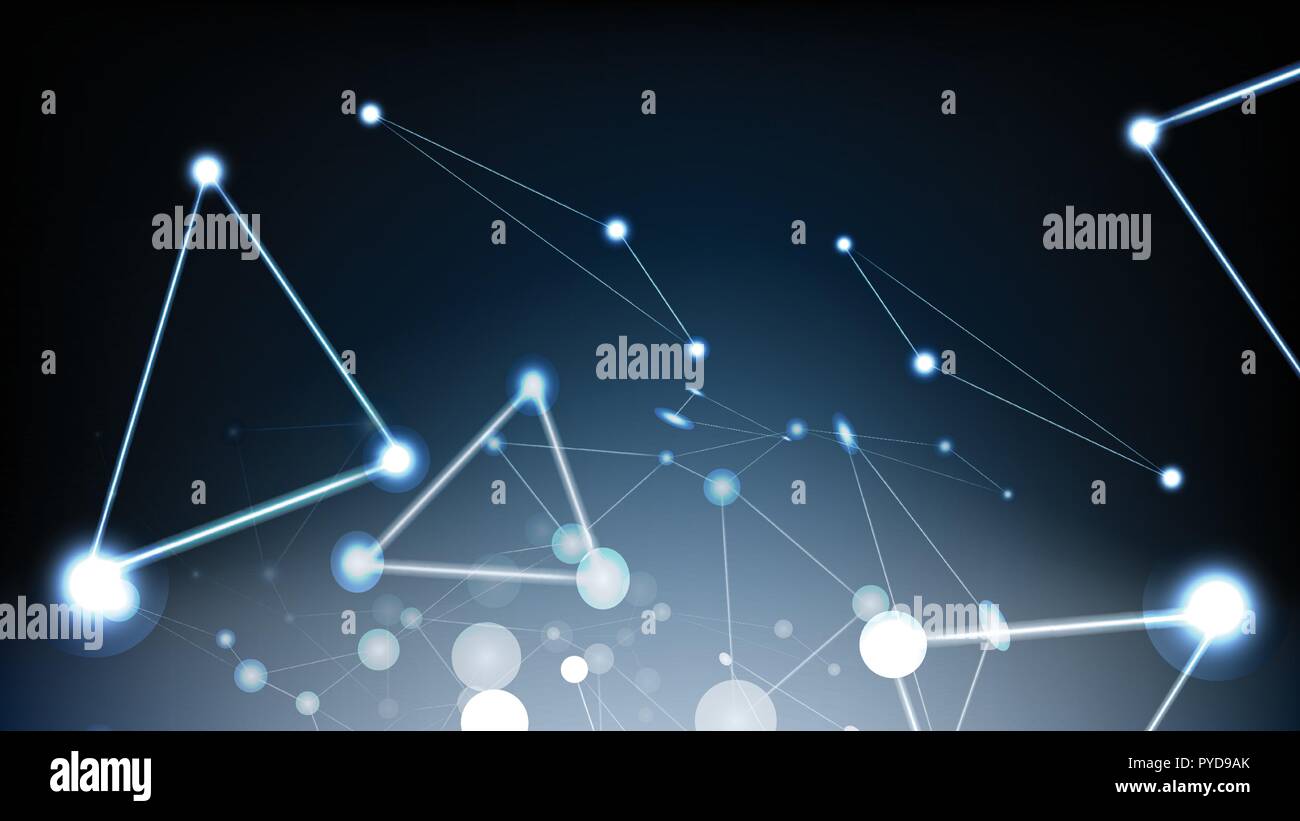 Glowing technological background Stock Vector Images - Alamy